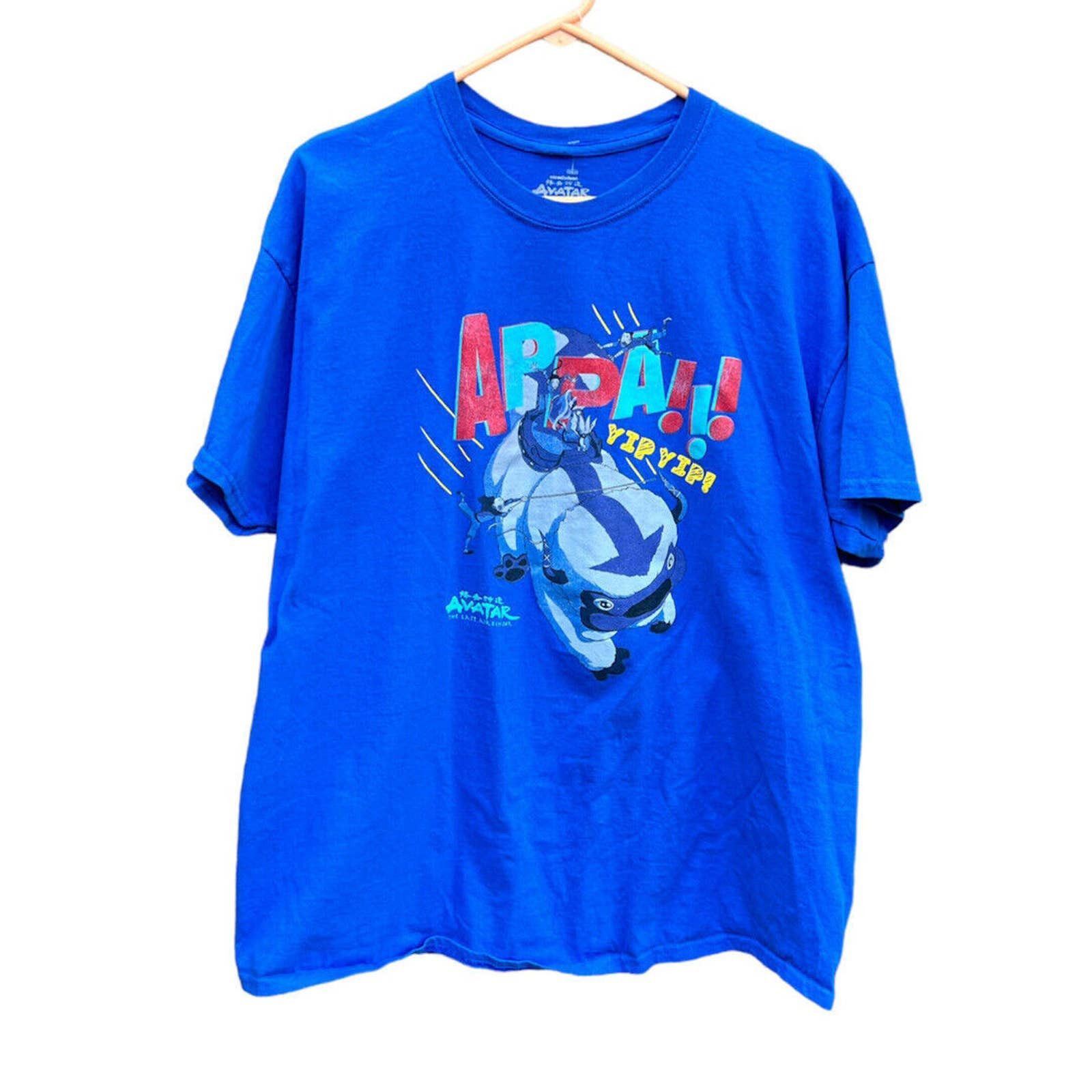 Nickelodeon Avatar last airbender Appa rare Blue shirt Size XL | Grailed