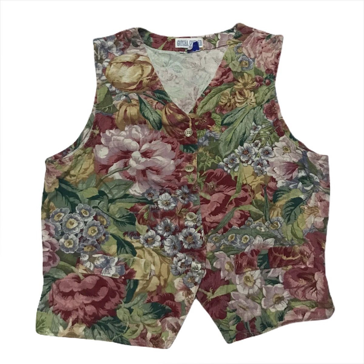 Gotcha × Made In Usa Gotcha floral vest | Grailed
