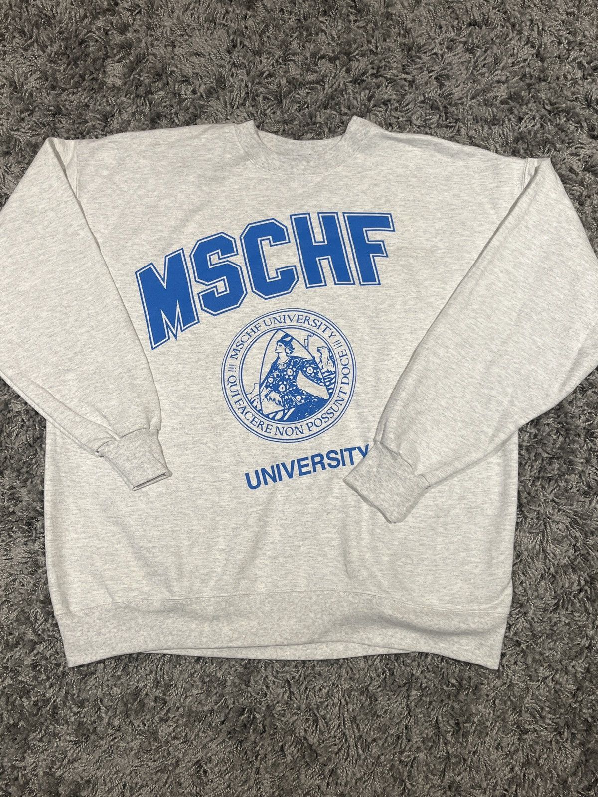 MSCHF MSCHF university sweatshirt NEVER WORN | Grailed