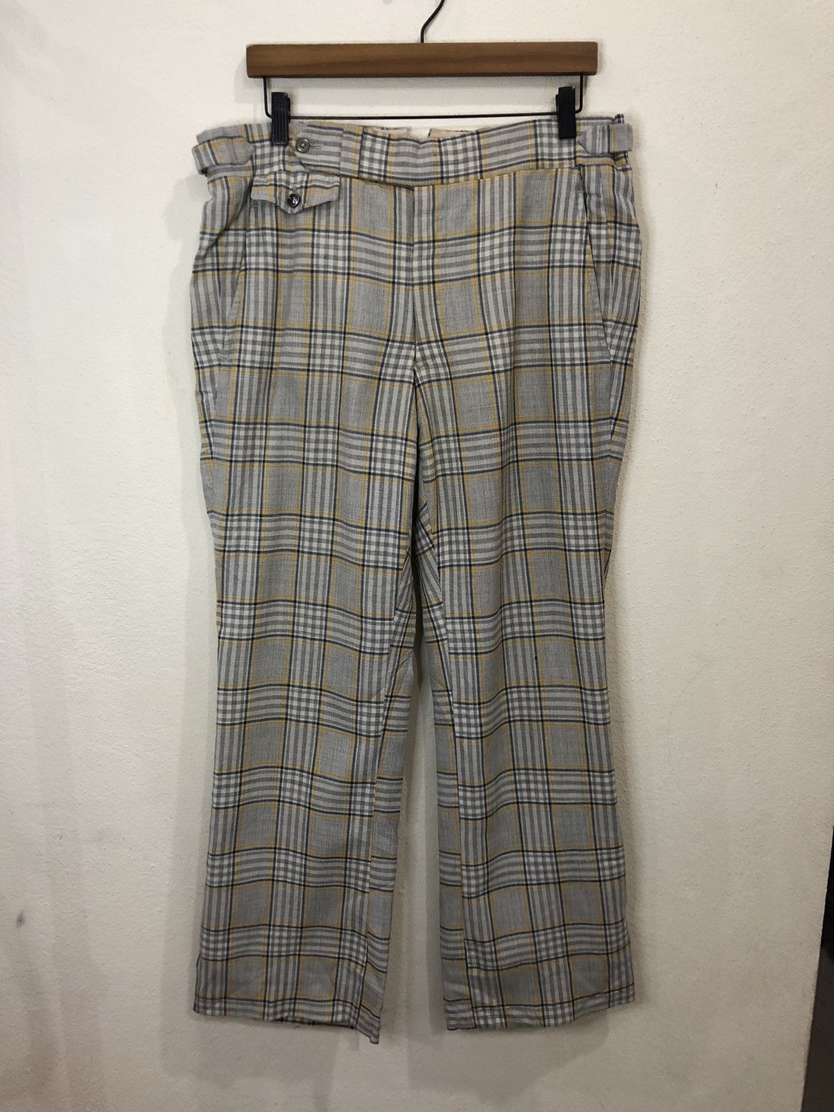 Handmade Italian Handmade Plaid Tartan Casual Pant | Grailed
