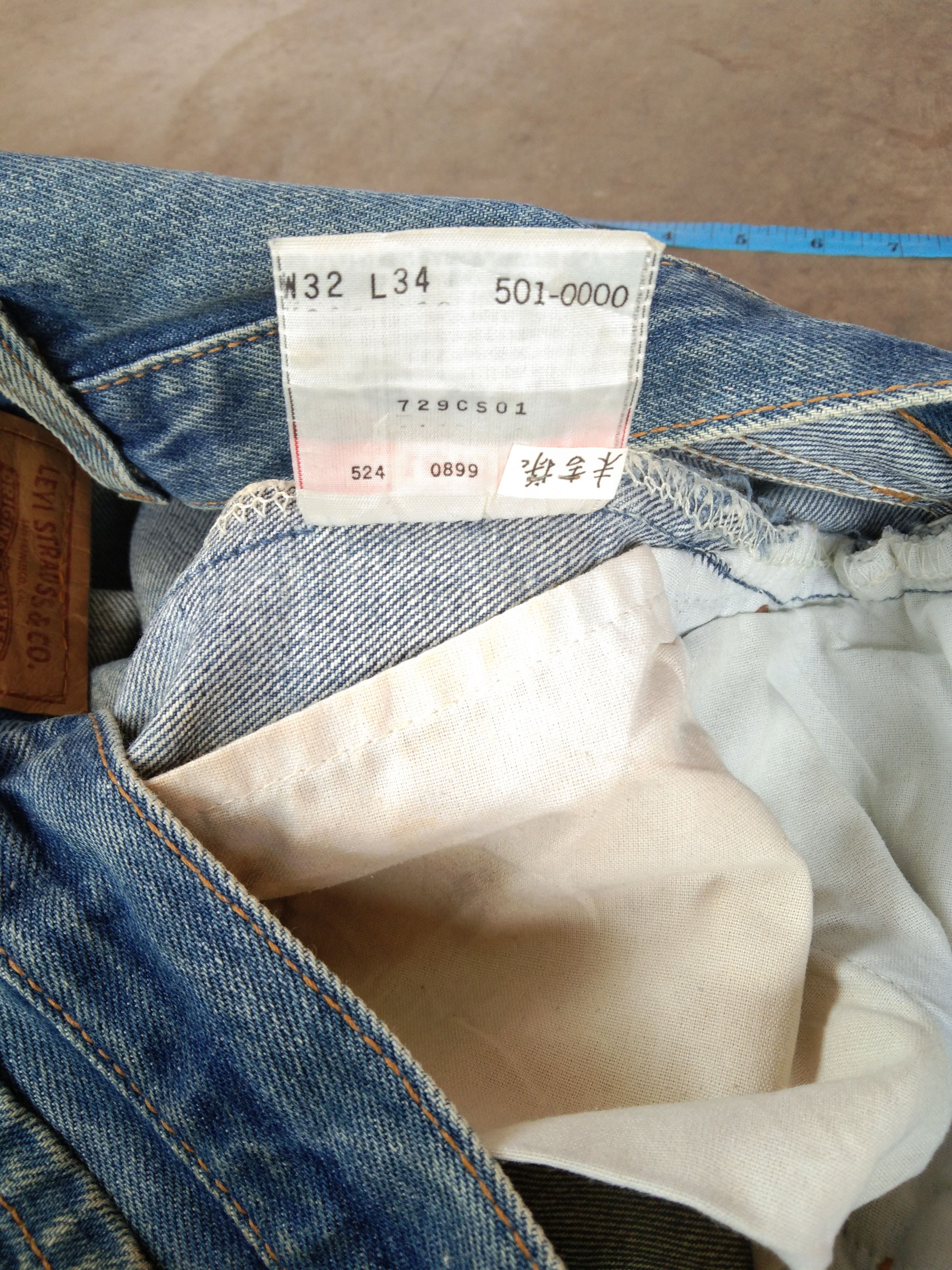 Vintage 90s Vintage Levi's 501 Made In USA Distressed Jeans | Grailed
