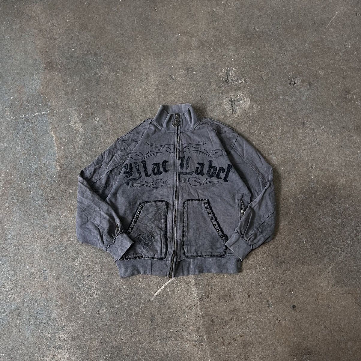 Black Label × Streetwear × Vintage Vintage 2000s Goth Emo Style Black ...