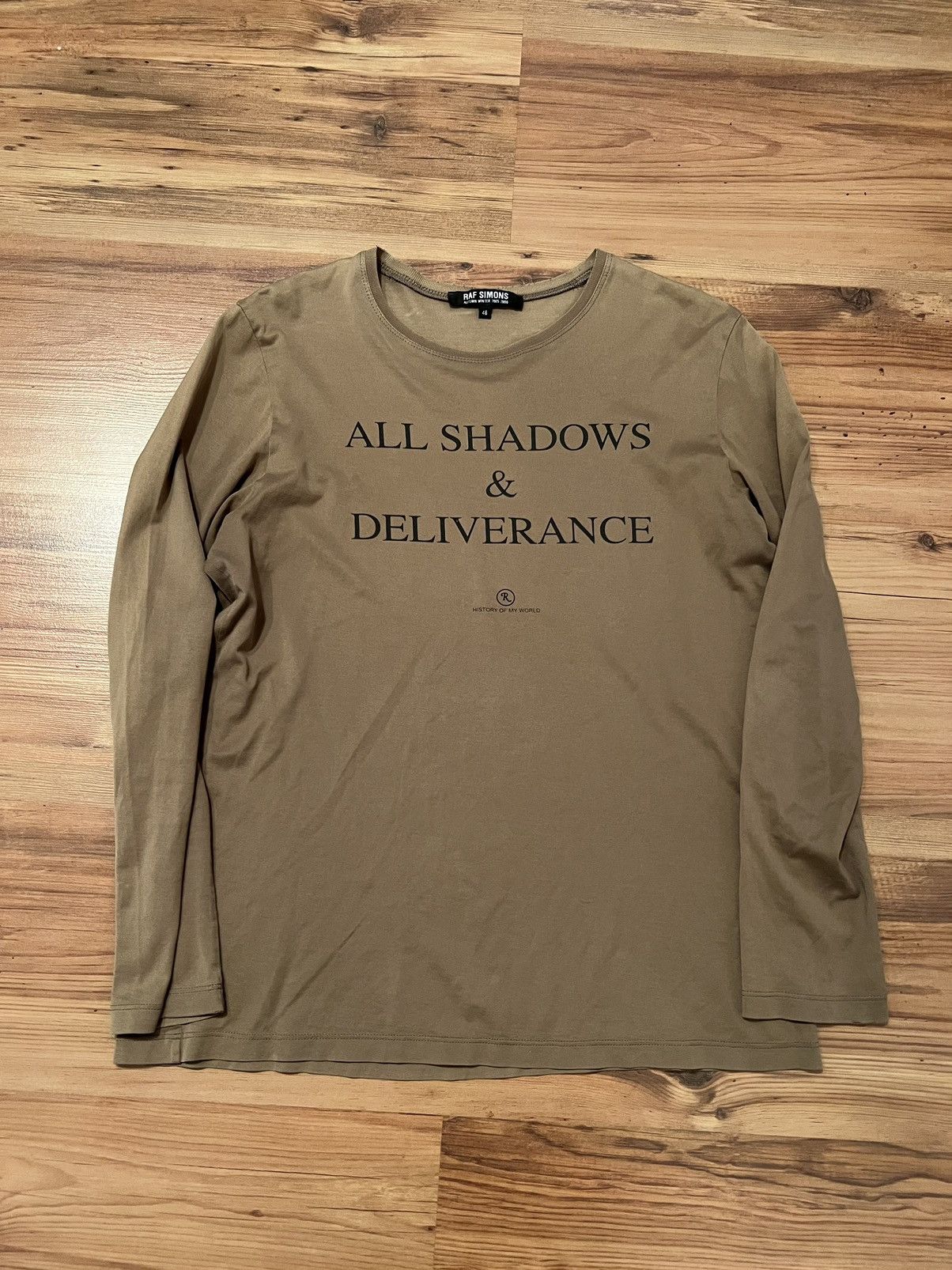 Raf Simons AW/05-06 All shadows and deliverance top | Grailed