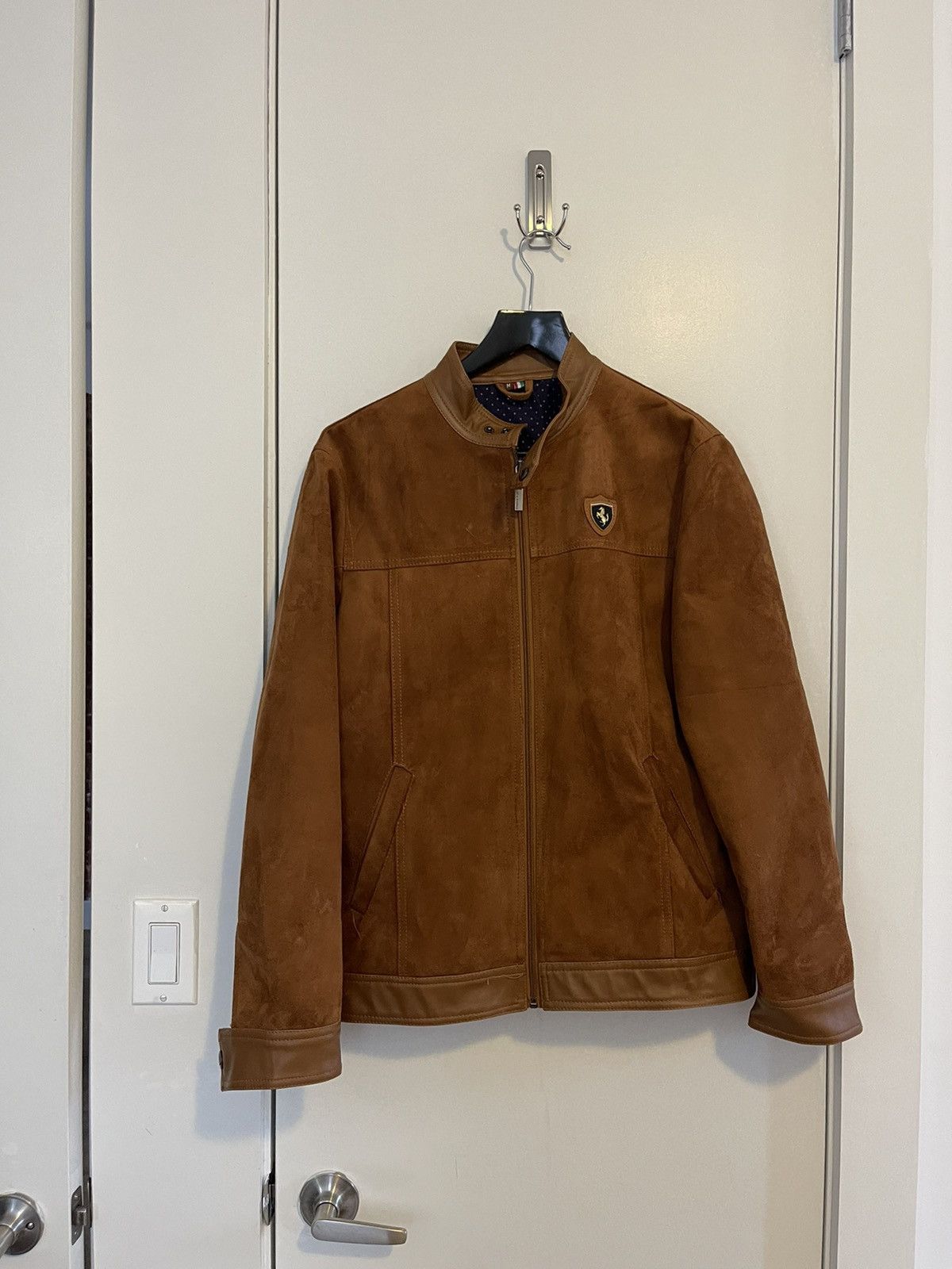 Ferrari Ferrari suede leather jacket | Grailed