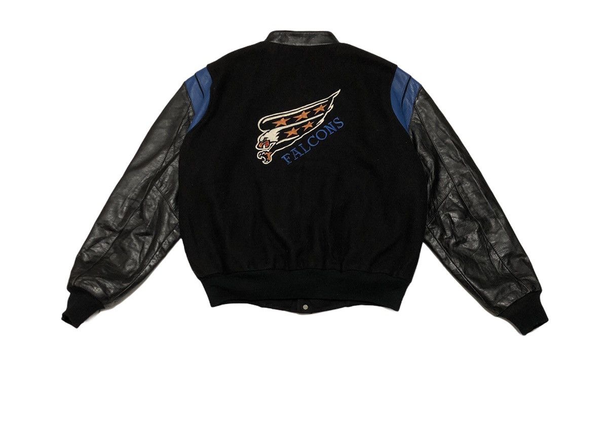 Falcon Garments × Made In Usa × Varsity Jacket VJ 8 Falcons Big Logo ...