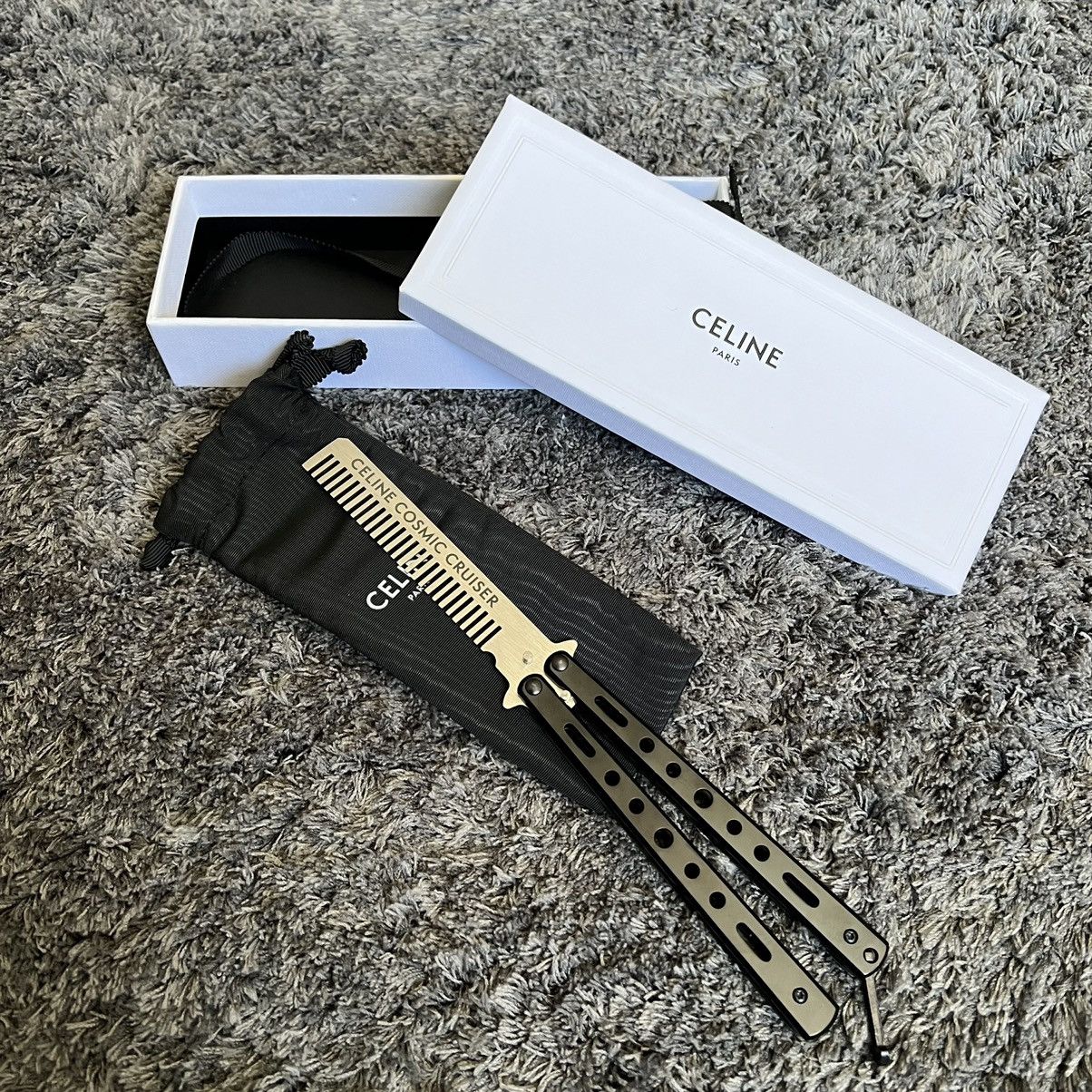 Celine Homme FW21 Cosmic Cruiser VIP Invitation Butterfly Comb | Grailed