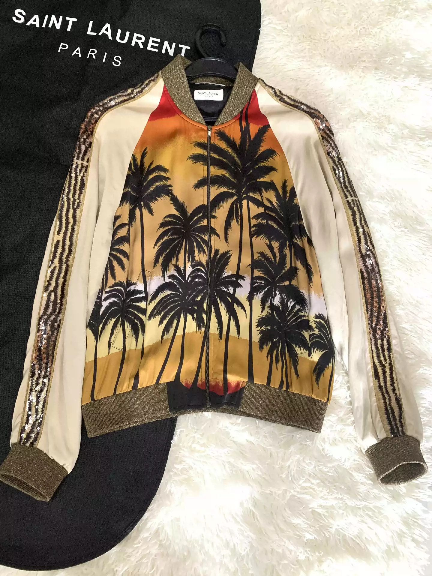 Saint Laurent Paris Saint Laurent Scaled Coconut Jacket | Grailed