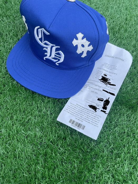 Chrome Hearts Chrome Hearts “Dodgers" Cross Patch Snapback Hat | Grailed
