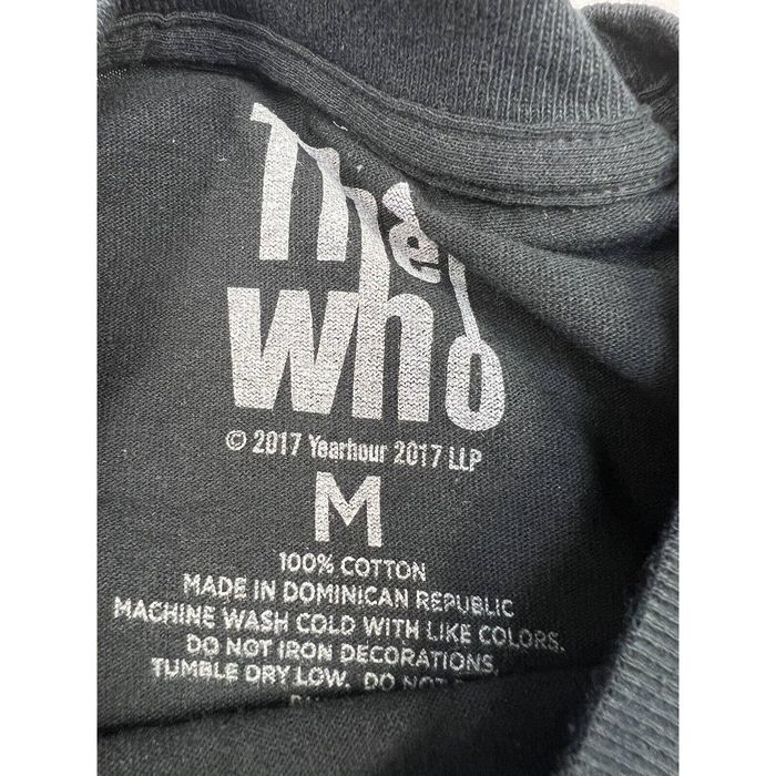 Band Tees The Who Band T-Shirt Medium Band Logo Graphic Rock Retro 70s ...