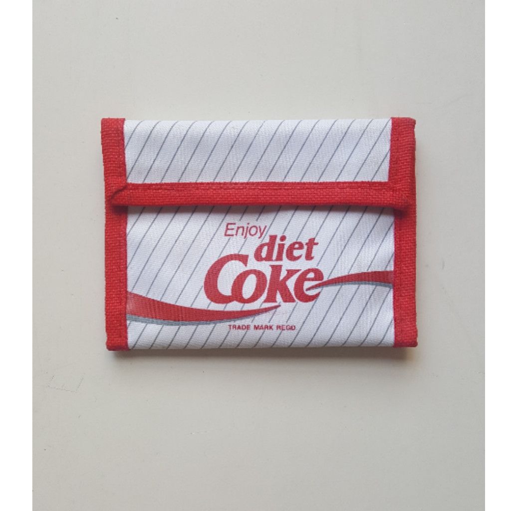 Coca Cola Vintage Diet Coke Striped Nylon Wallet | Grailed