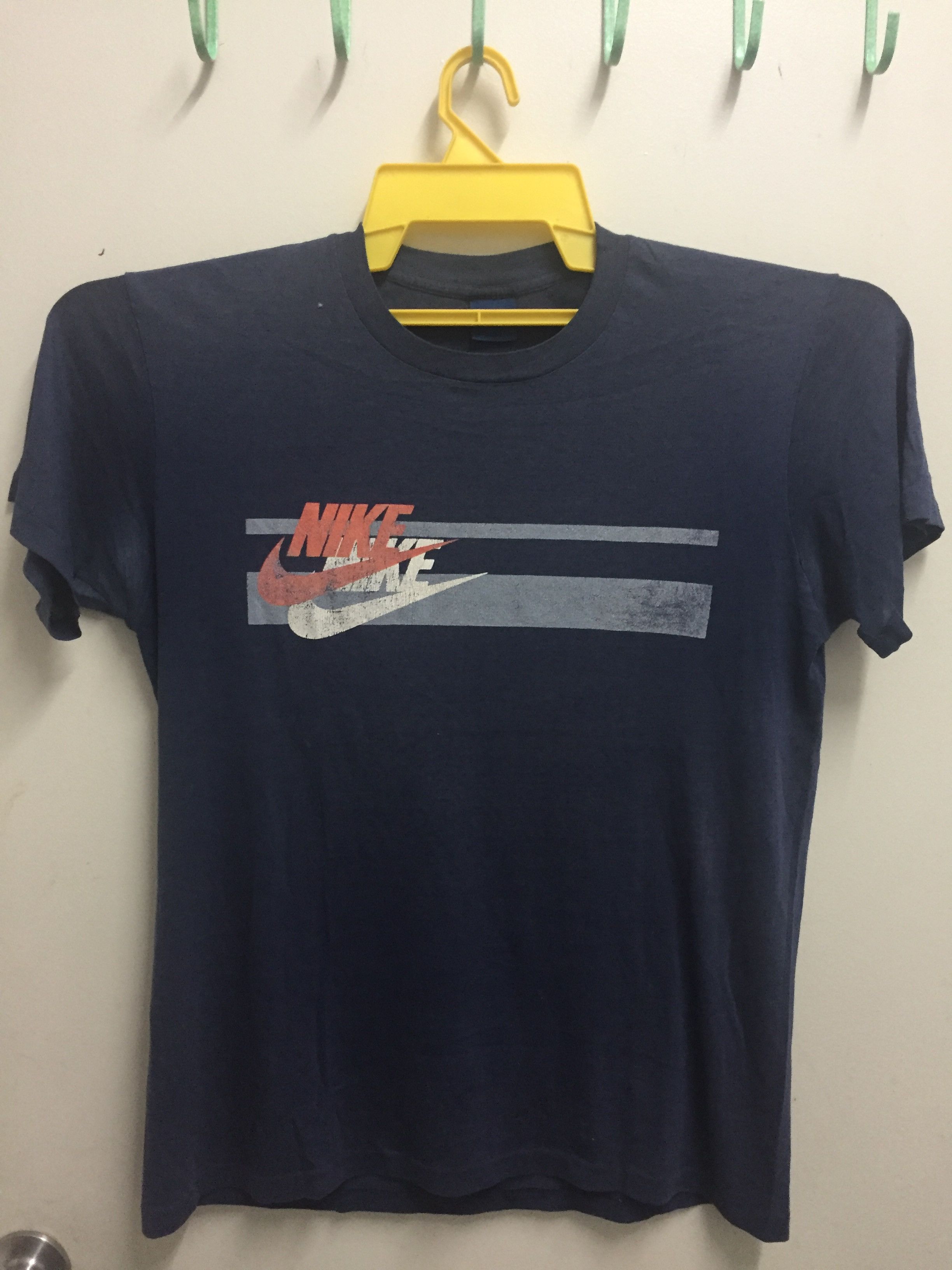 Nike × Vintage Vintage Trashed Nike Blue Label Swoosh | Grailed