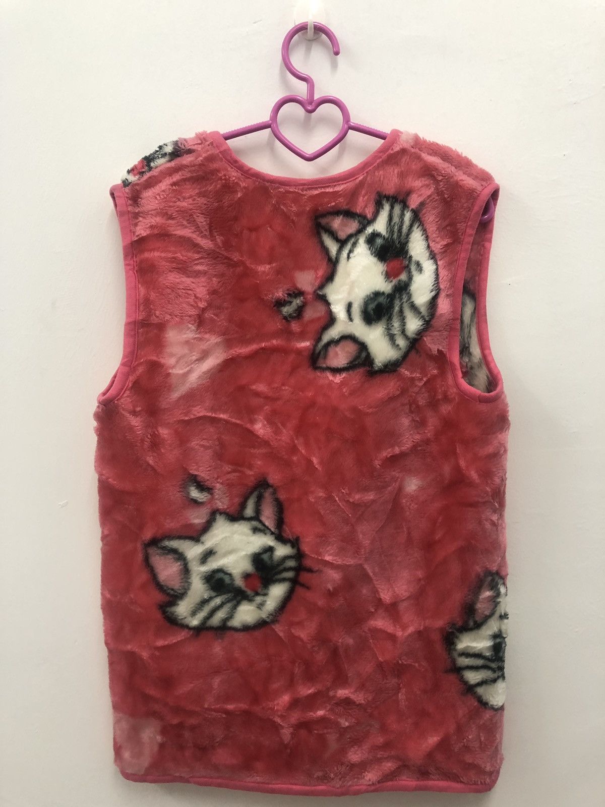 Cartoon Network Rare Vintage Disney Cartoon Full All Over Fur Vest ...