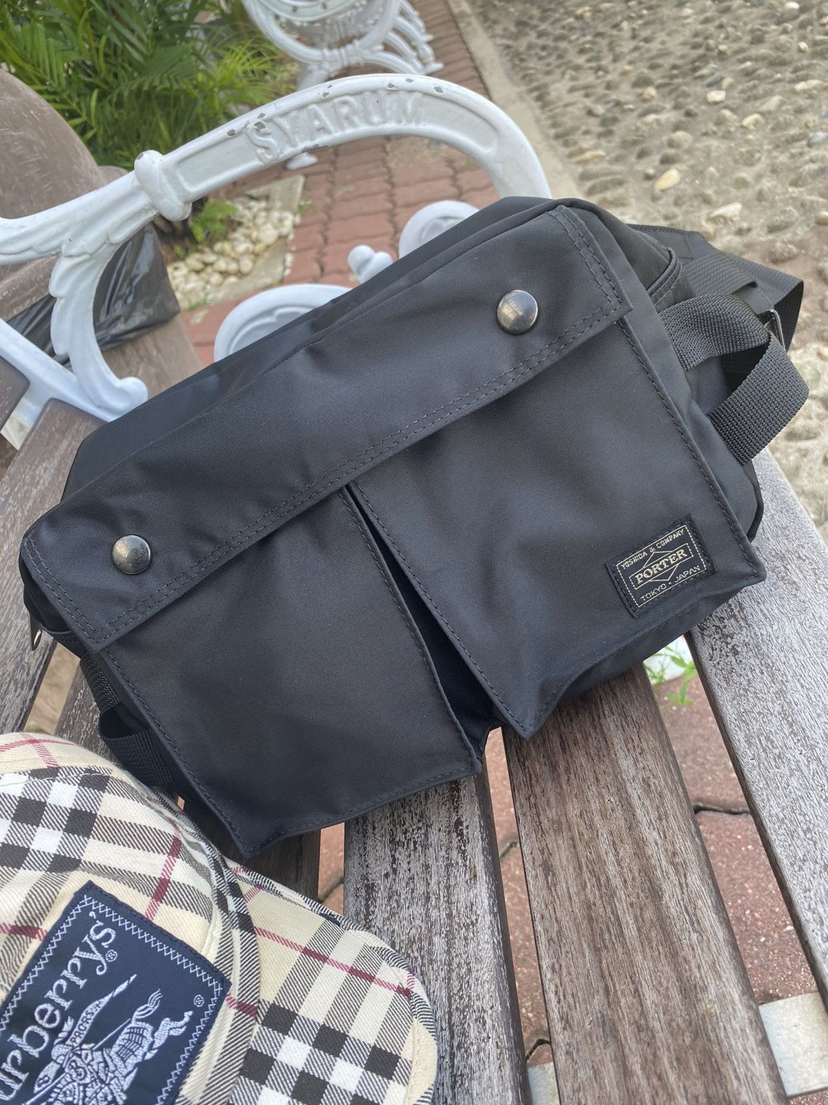 Japanese Brand × Porter × Streetwear PORTER Yoshida & Company Waist Bag ...