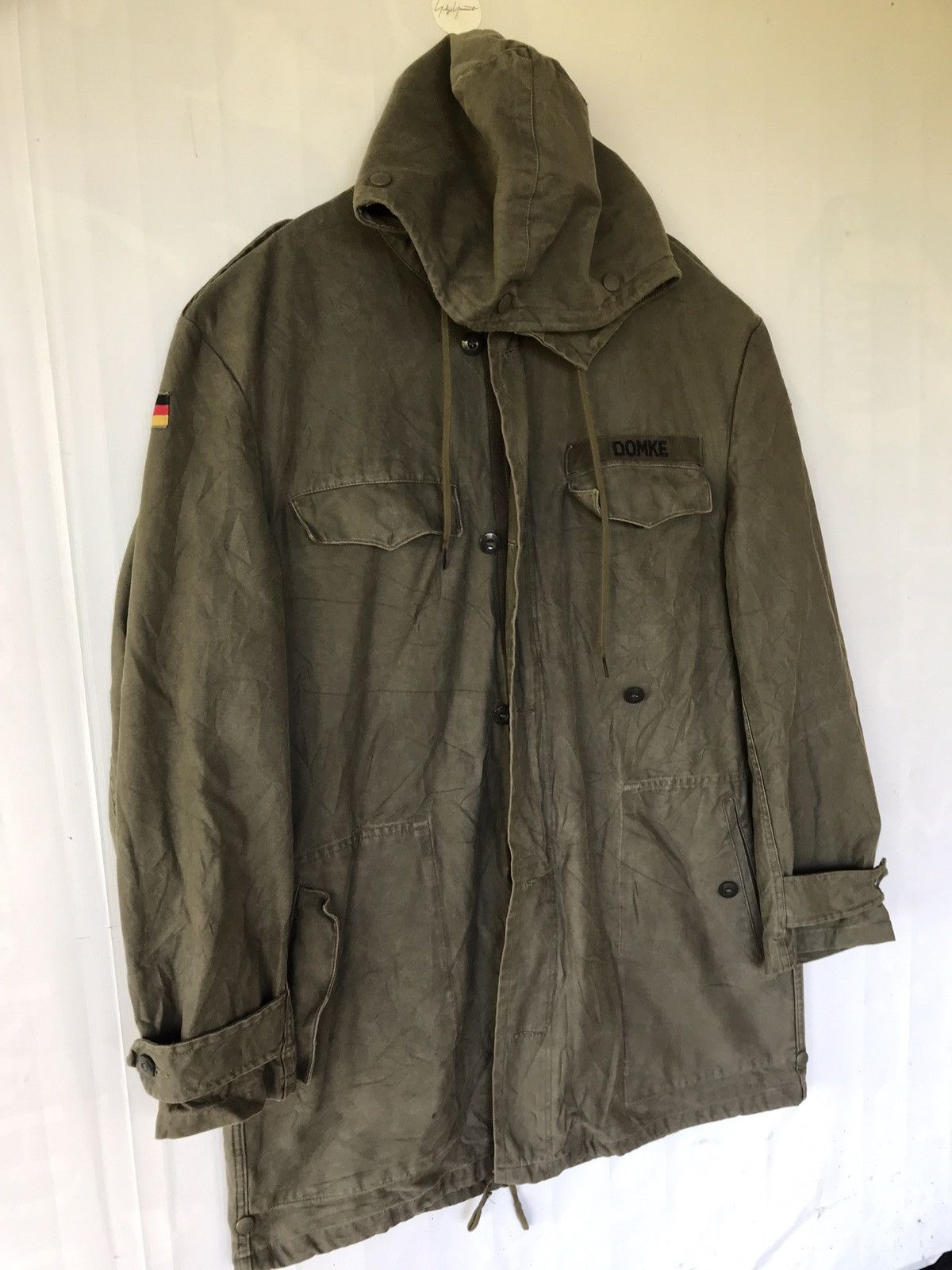 Vintage 1989 VINTAGE GERMAN MILITARY JACKET DOMKE | Grailed
