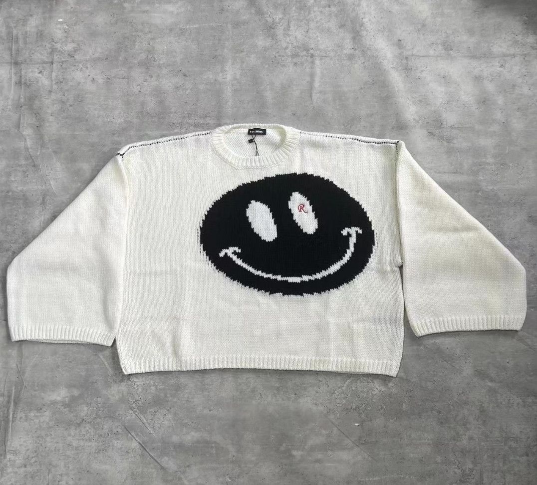 Raf Simons Raf Simons 20SS Smiling Face Sweater | Grailed