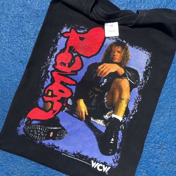 Vintage Vintage 90’s Raven WCW Tee | Grailed