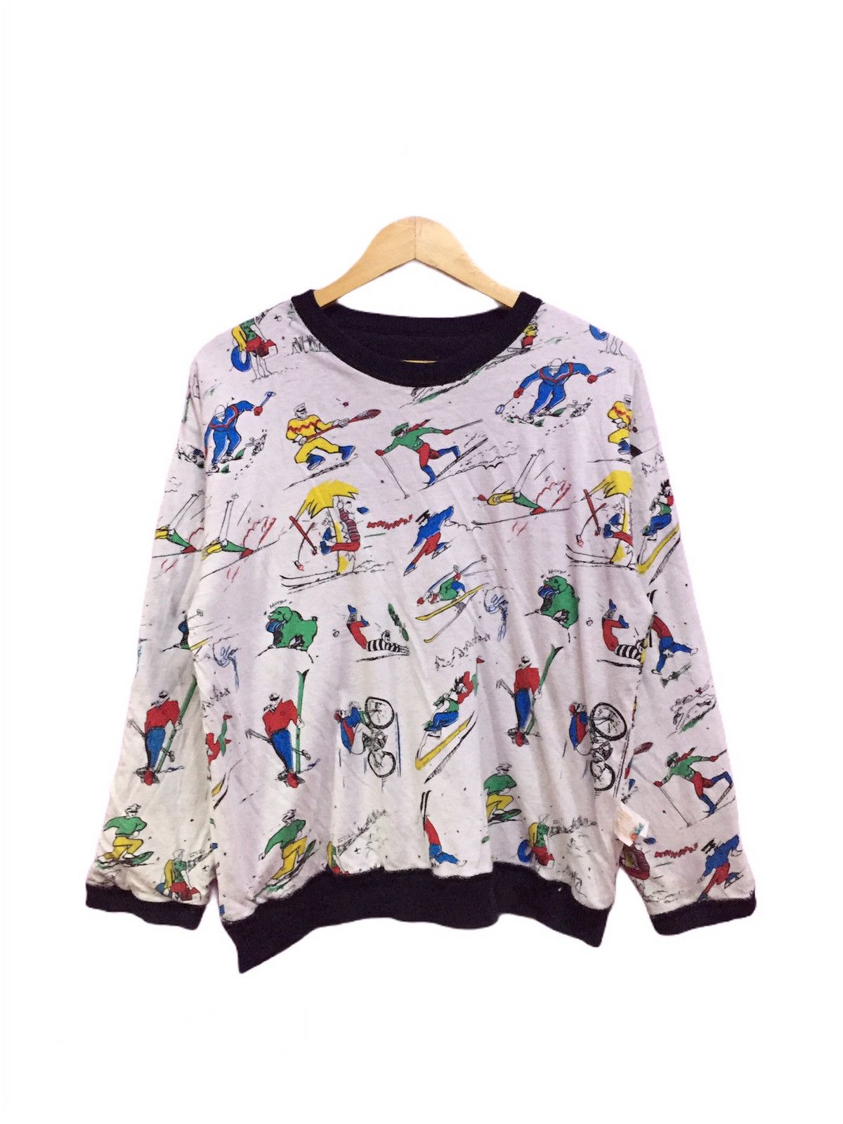 Vintage Pali Pali Club Jet Ski Fullprints Riversable Sweatshirts | Grailed
