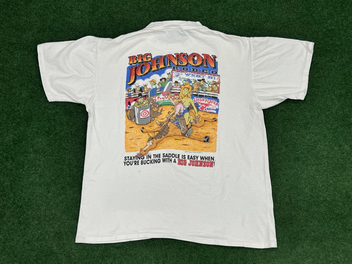 Made In Usa × Streetwear × Vintage 90s Big Johnson Rodeo Tee | Grailed