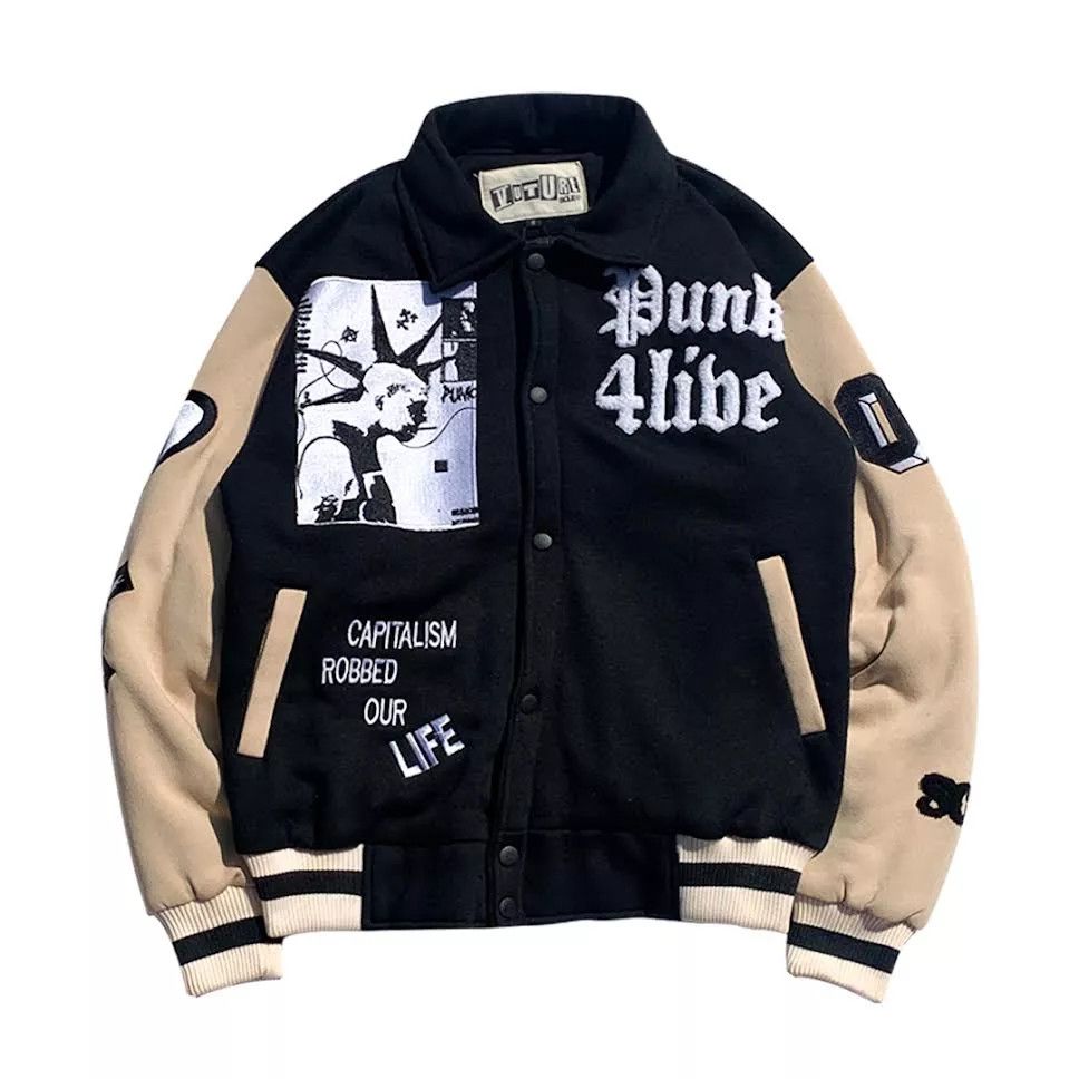 Bomber Jacket VARSITY JACKET I AM PUNK STREETWEAR | Grailed