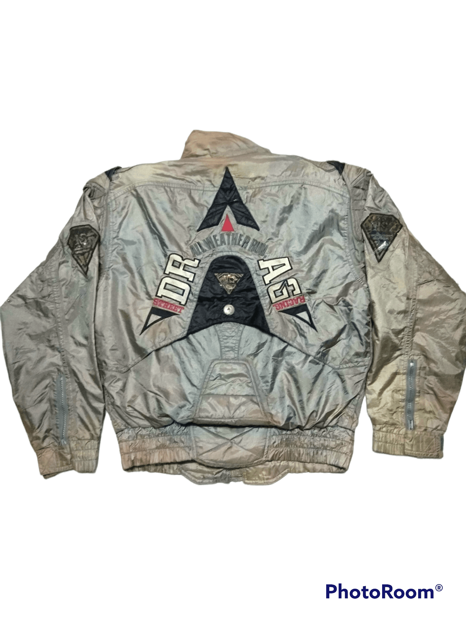 Vintage VINTAGE DISTRESSED KISS RACING TEAM MOTORSPORT JACKET | Grailed