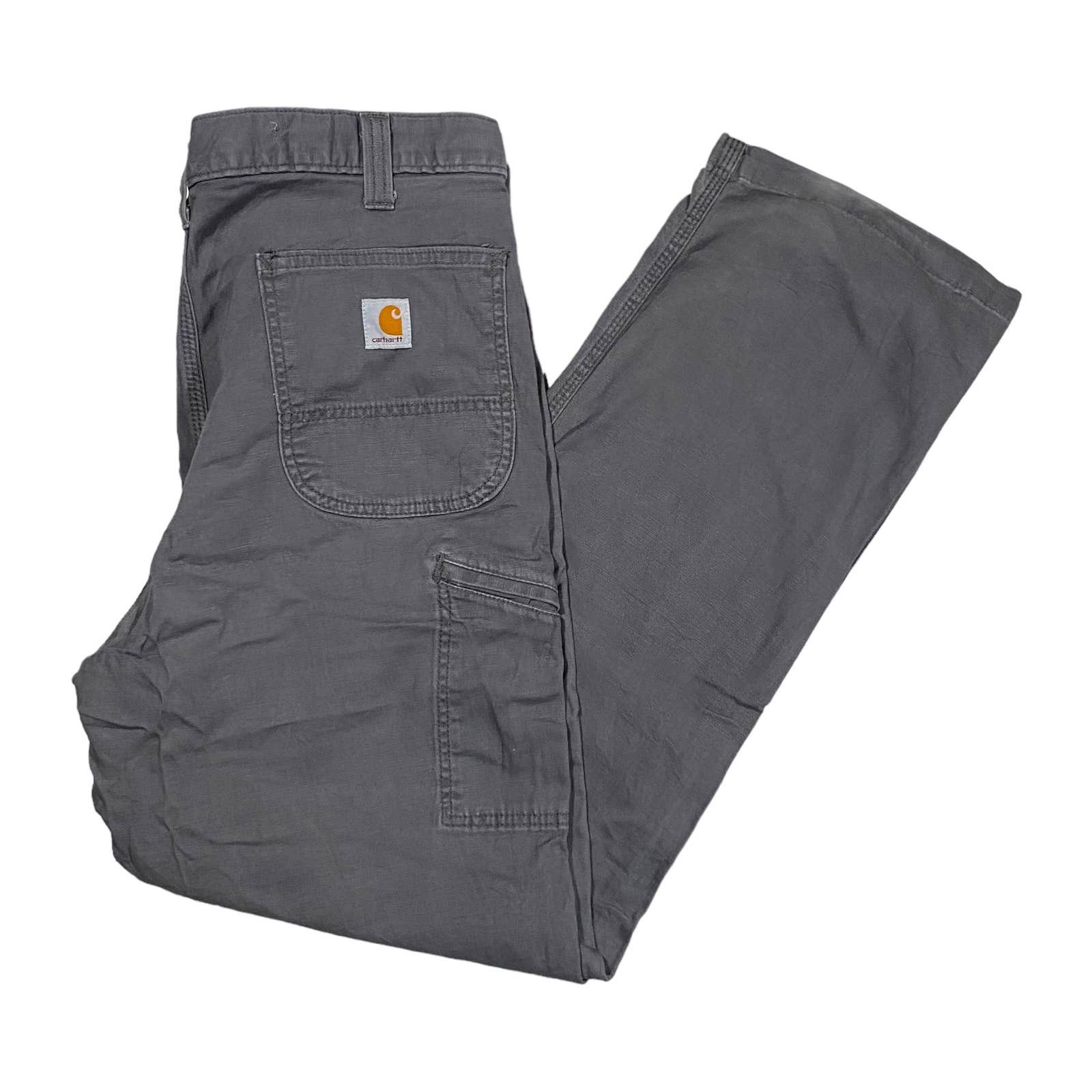 Carhartt Carhartt Relaxed Fit Work Pants Canvas Carpenter Workwear ...