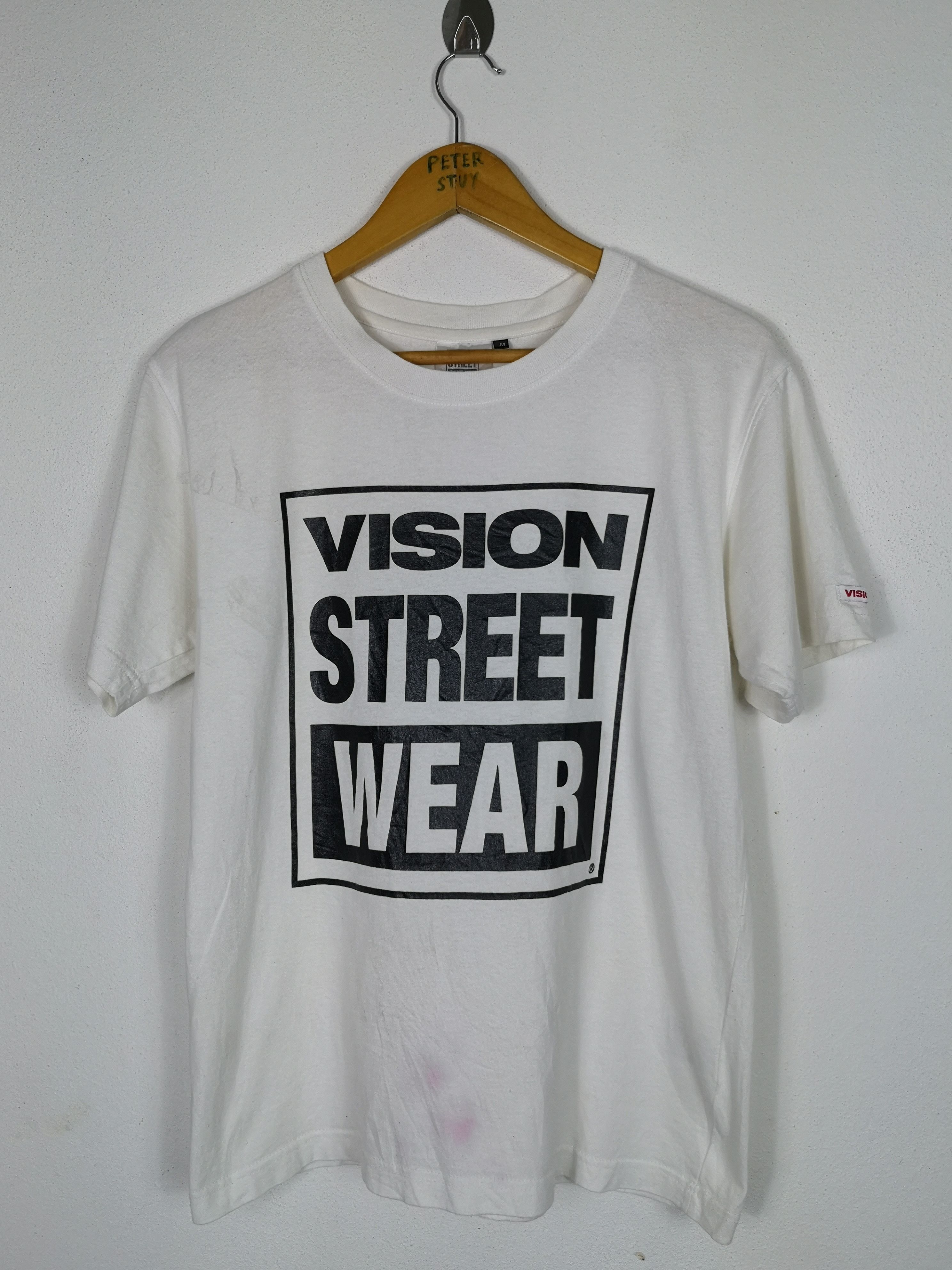 Brand × Streetwear × Vision Streetwear Vision Street Wear White Tees ...