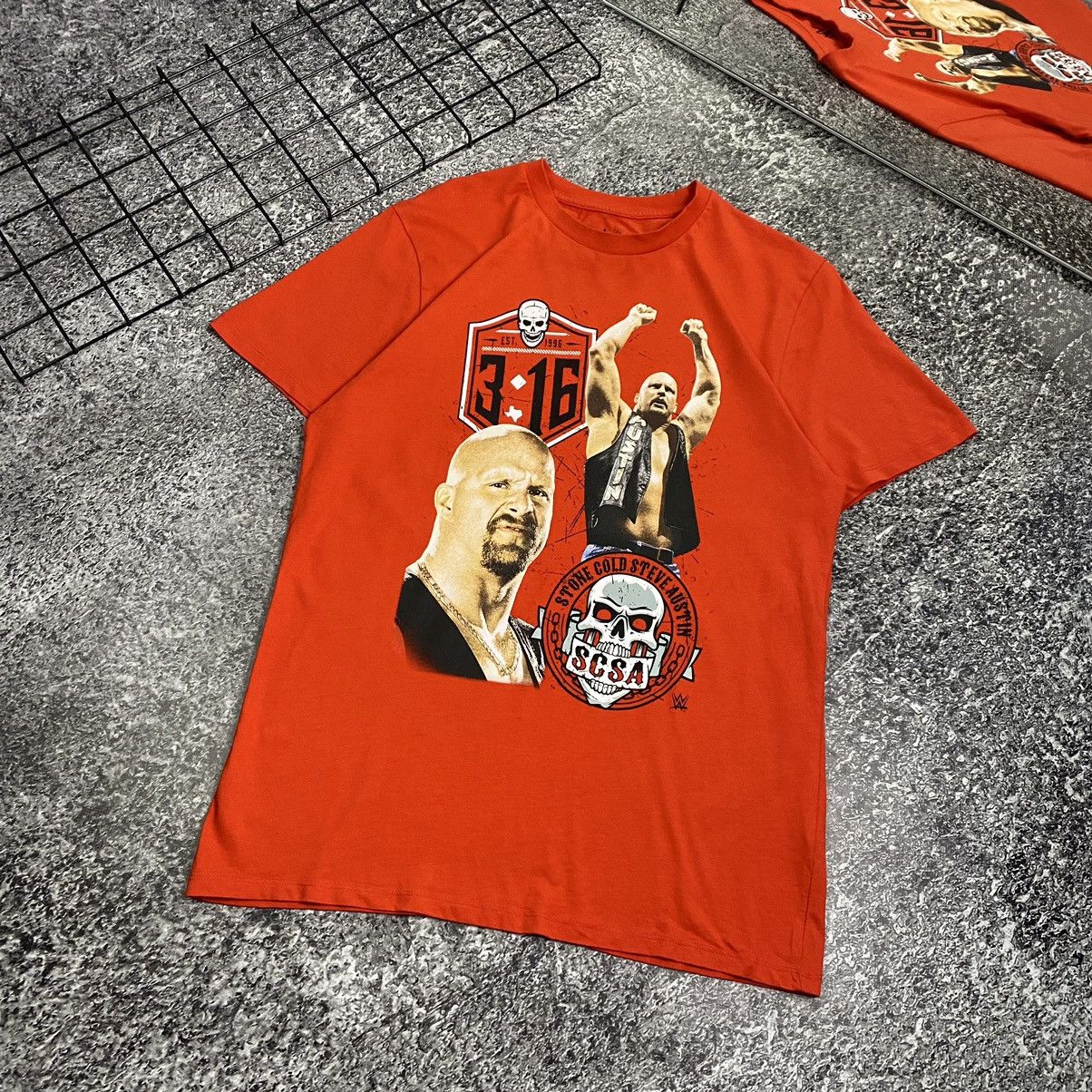 Wwf WWE Stone Cold Steve Austin Tee 3:16 SCSA | Grailed