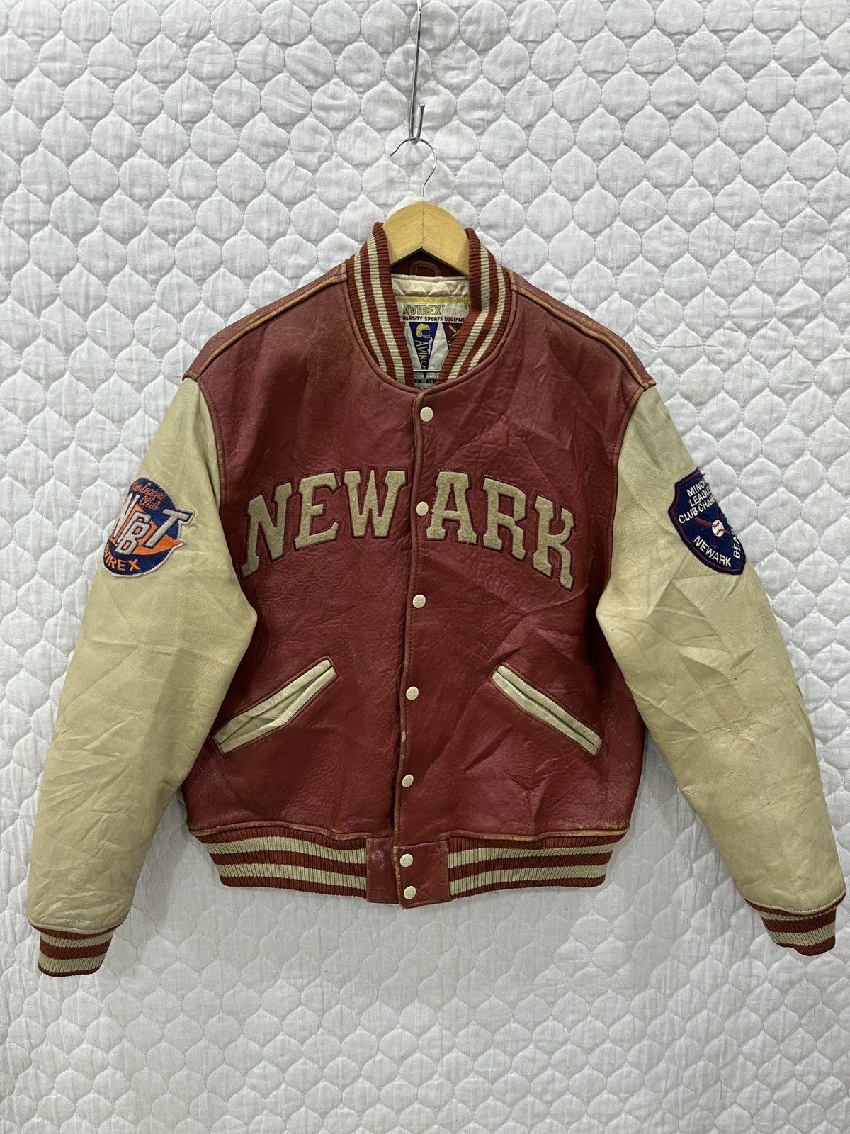 Vintage (Gggg). VINTAGE AVIREX USA OLD VARSITY STADIUM JACKET | Grailed