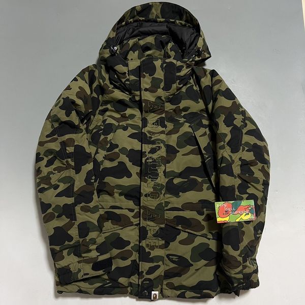 Bape BAPE snowboard jacket Green camo | Grailed