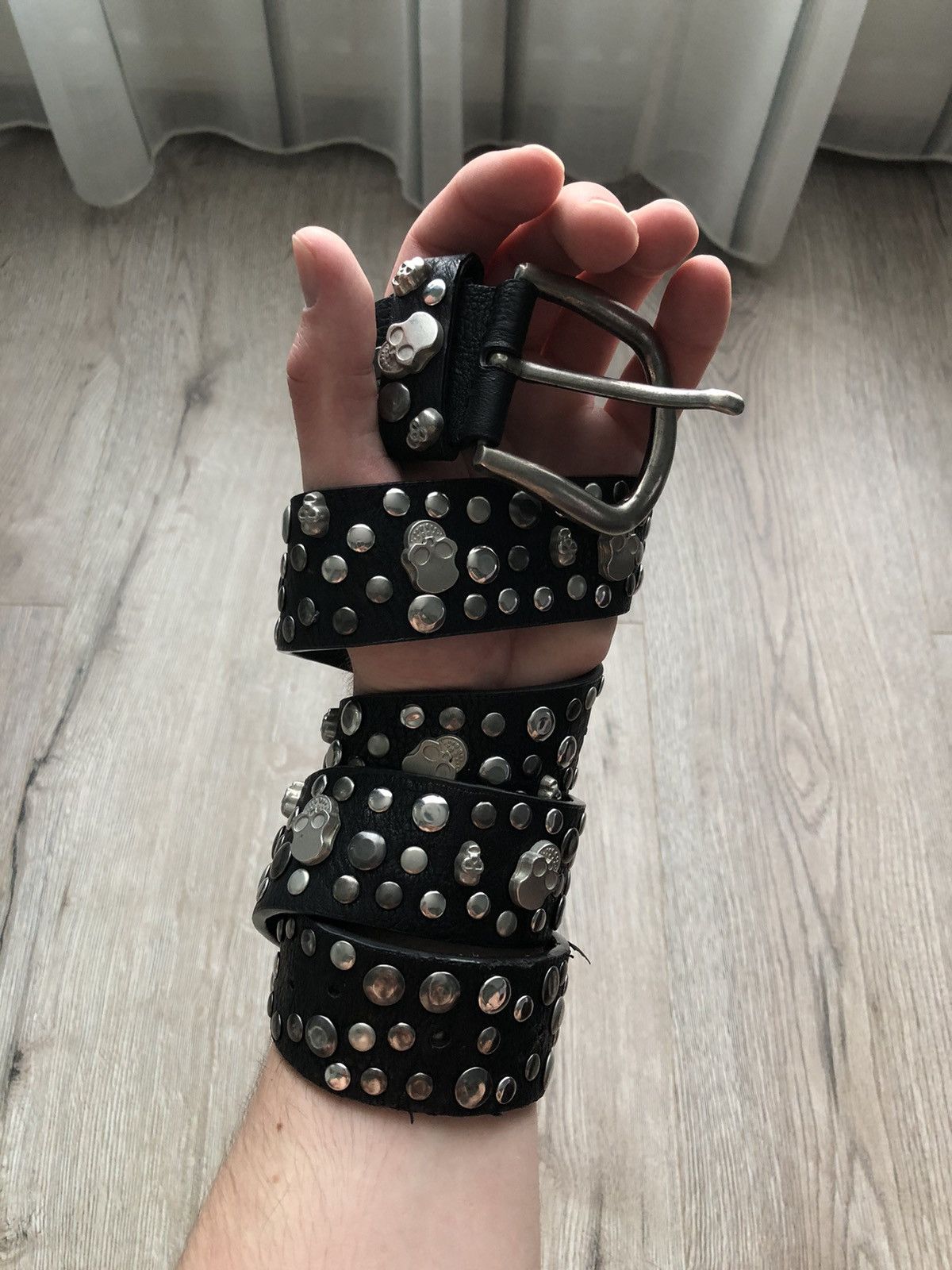 B.B. Simon × Luxury × Streetwear BB Simon Style Skulls Belt Y2K Vintage ...