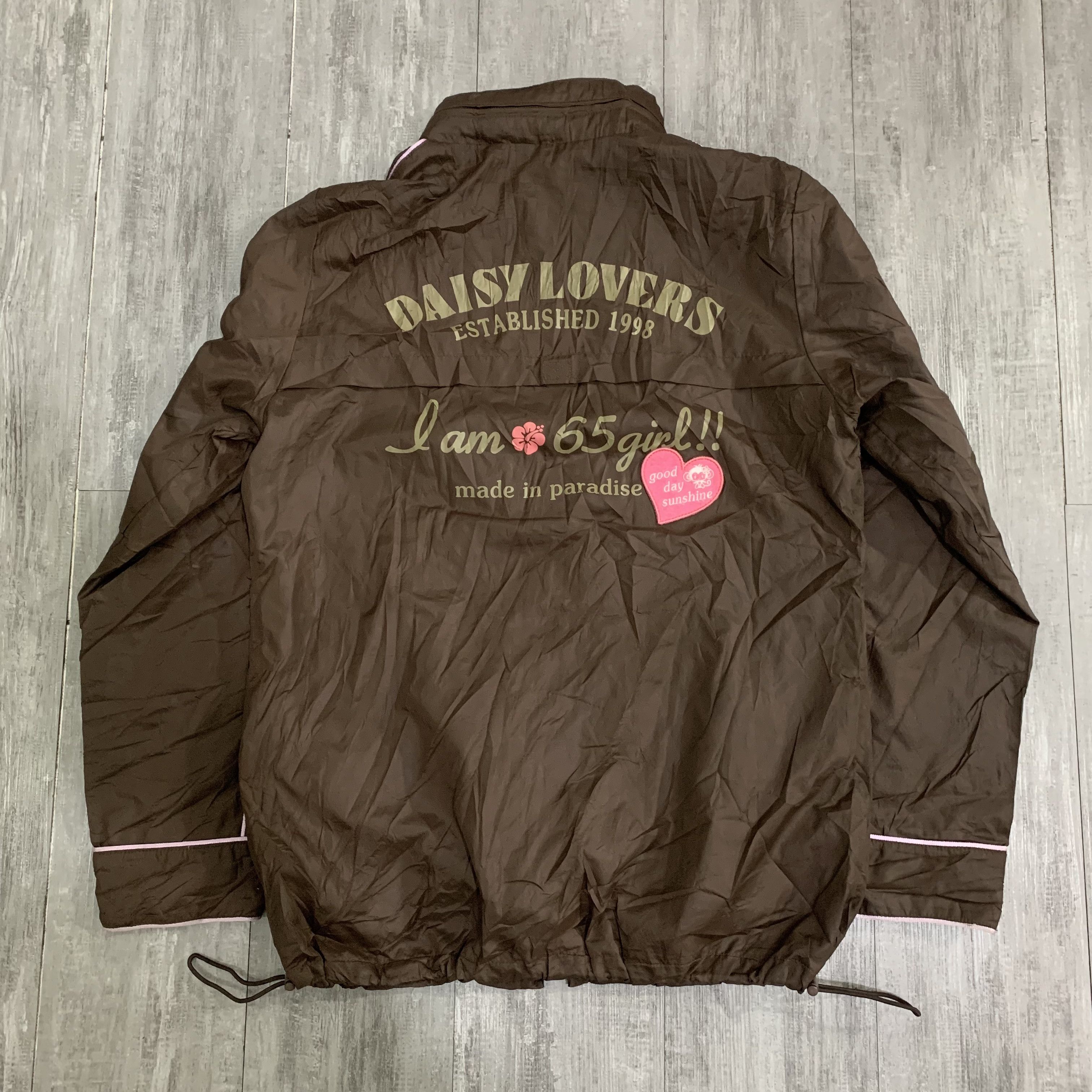 Beauty Beast × Hysteric Glamour × Japanese Brand Daisy Lovers Patch Logo Windbreaker Jacket ...