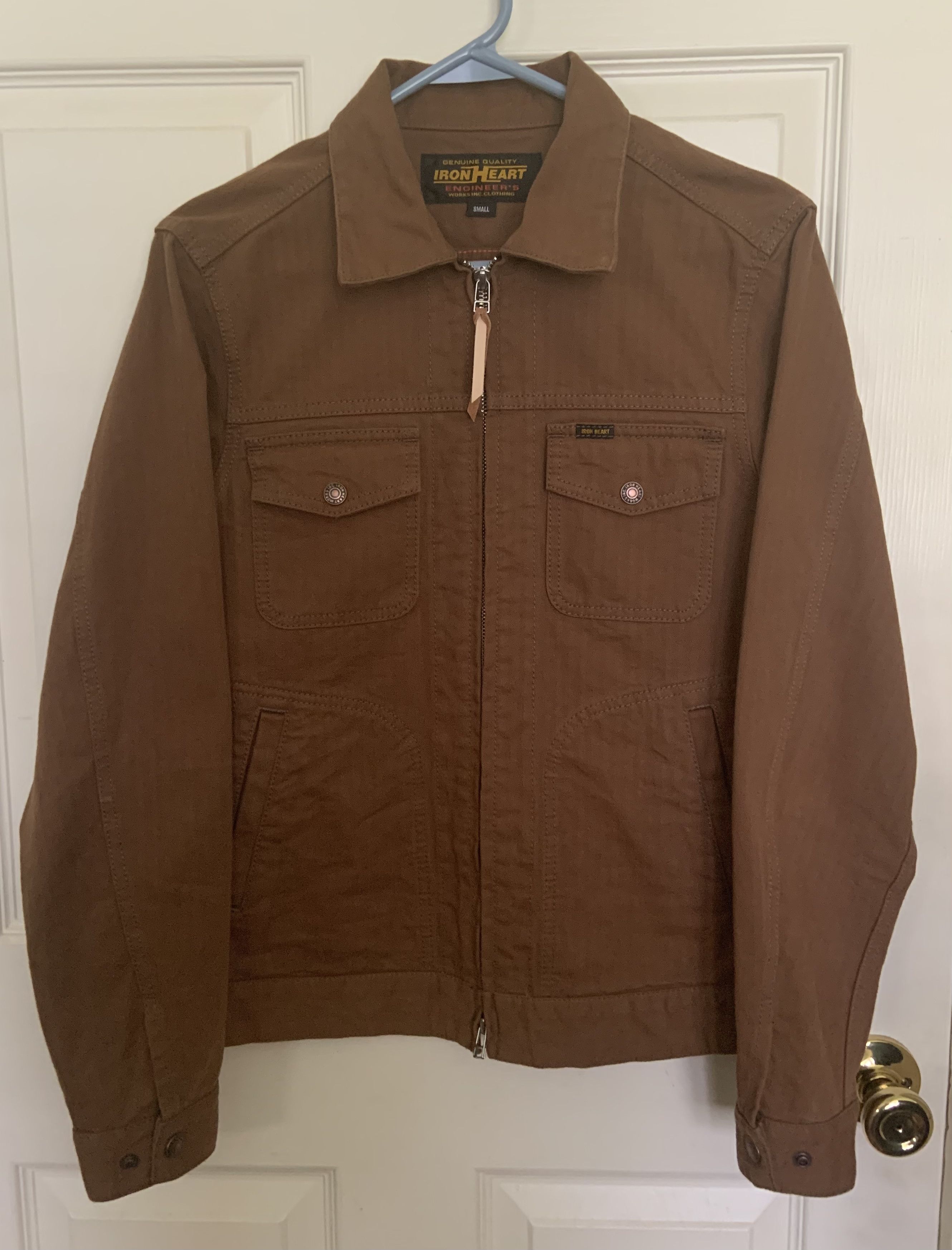 Iron Heart 10 oz Herringbone Work Jacket | Grailed
