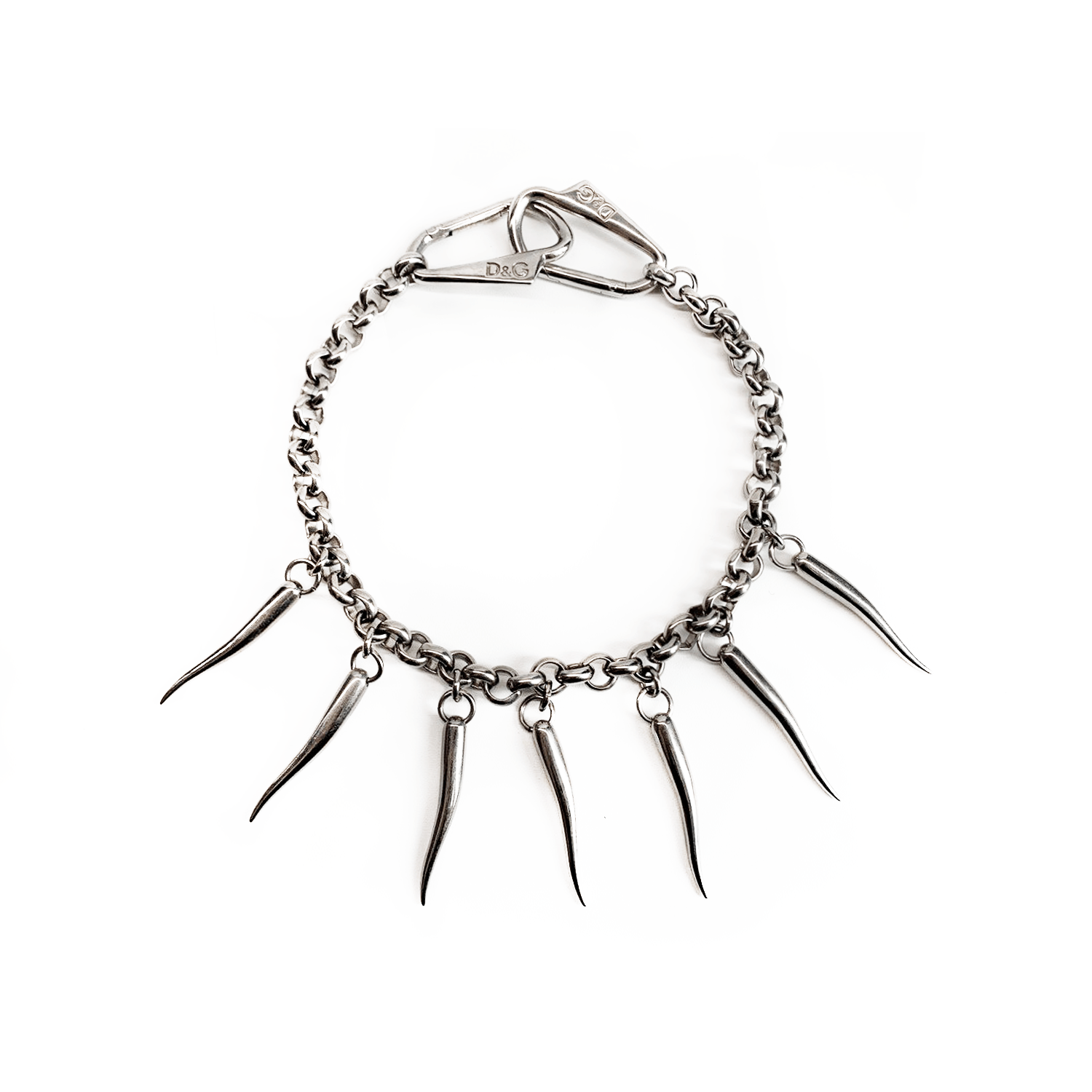 Dolce & Gabbana 00s Neapolitan Horns Dolce Gabbana Fangs Necklace | Grailed