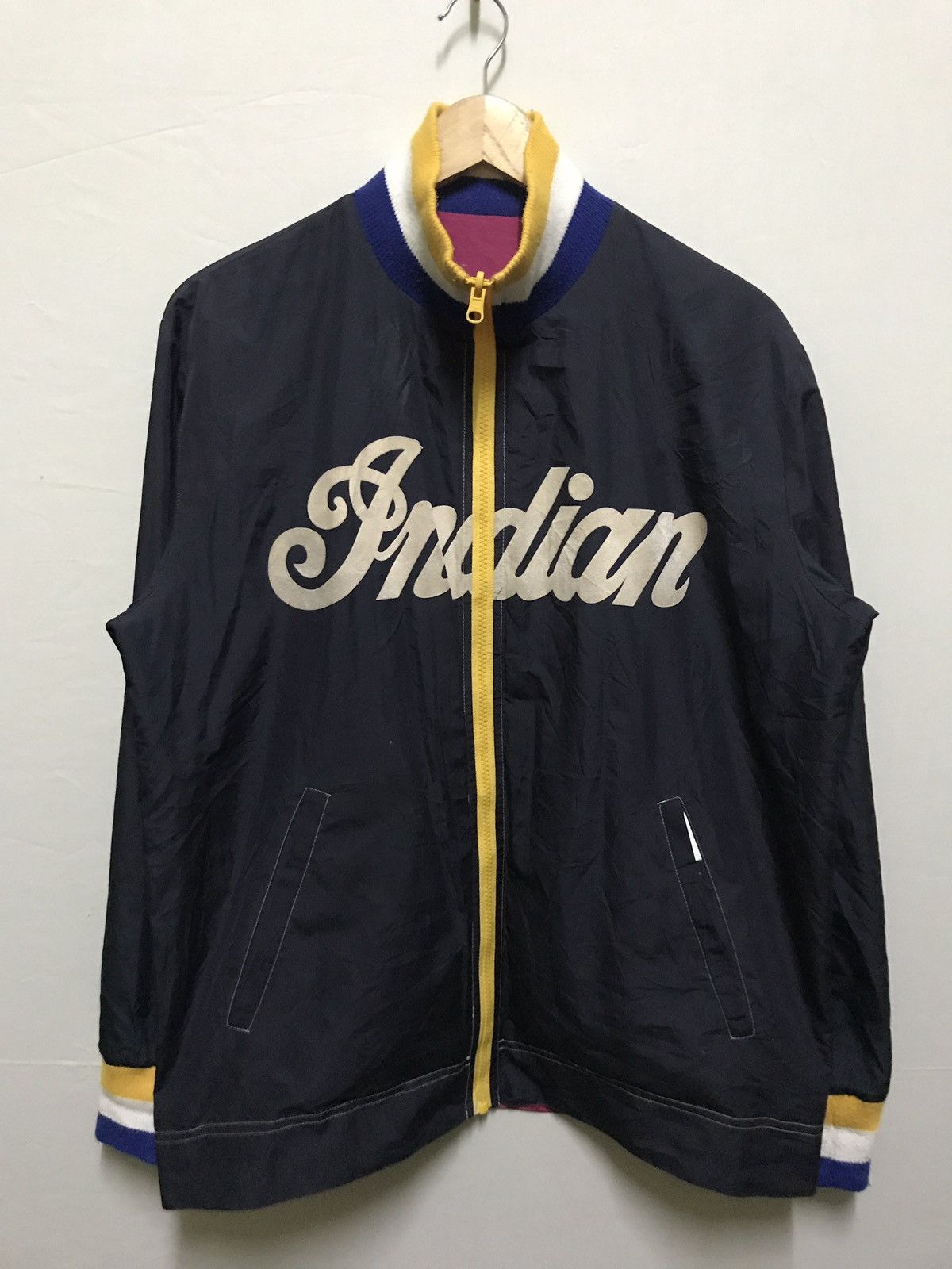 Indian Motercycles Indian Motorcycle Reversible Sweater Zipper | Grailed