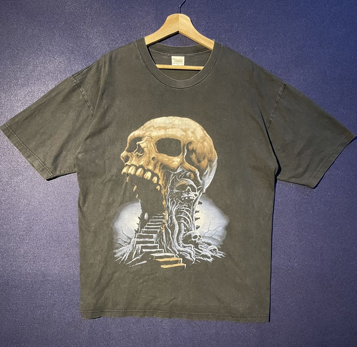 Skulls × Streetwear × Vintage Rare Vintage Skull 90s Cygnus | Grailed
