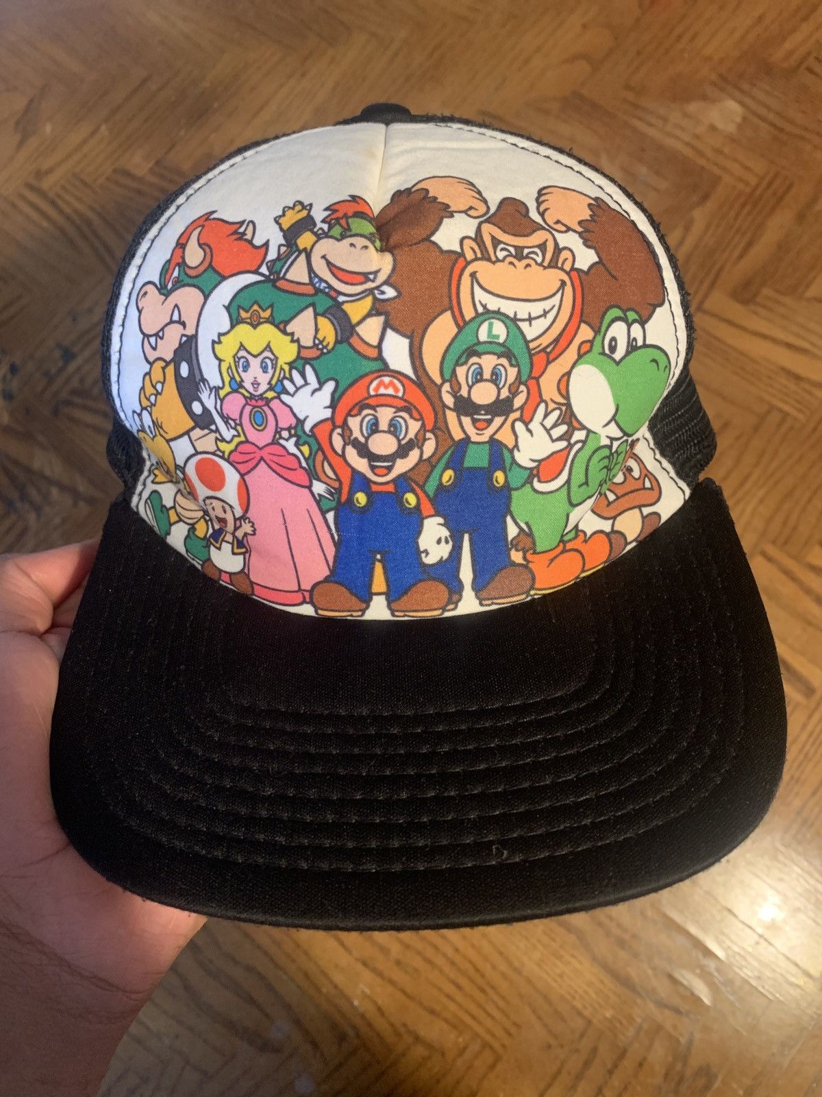 Nintendo × Trucker Hat × Vintage Vintage Mario and Friends Trucker Hat ...