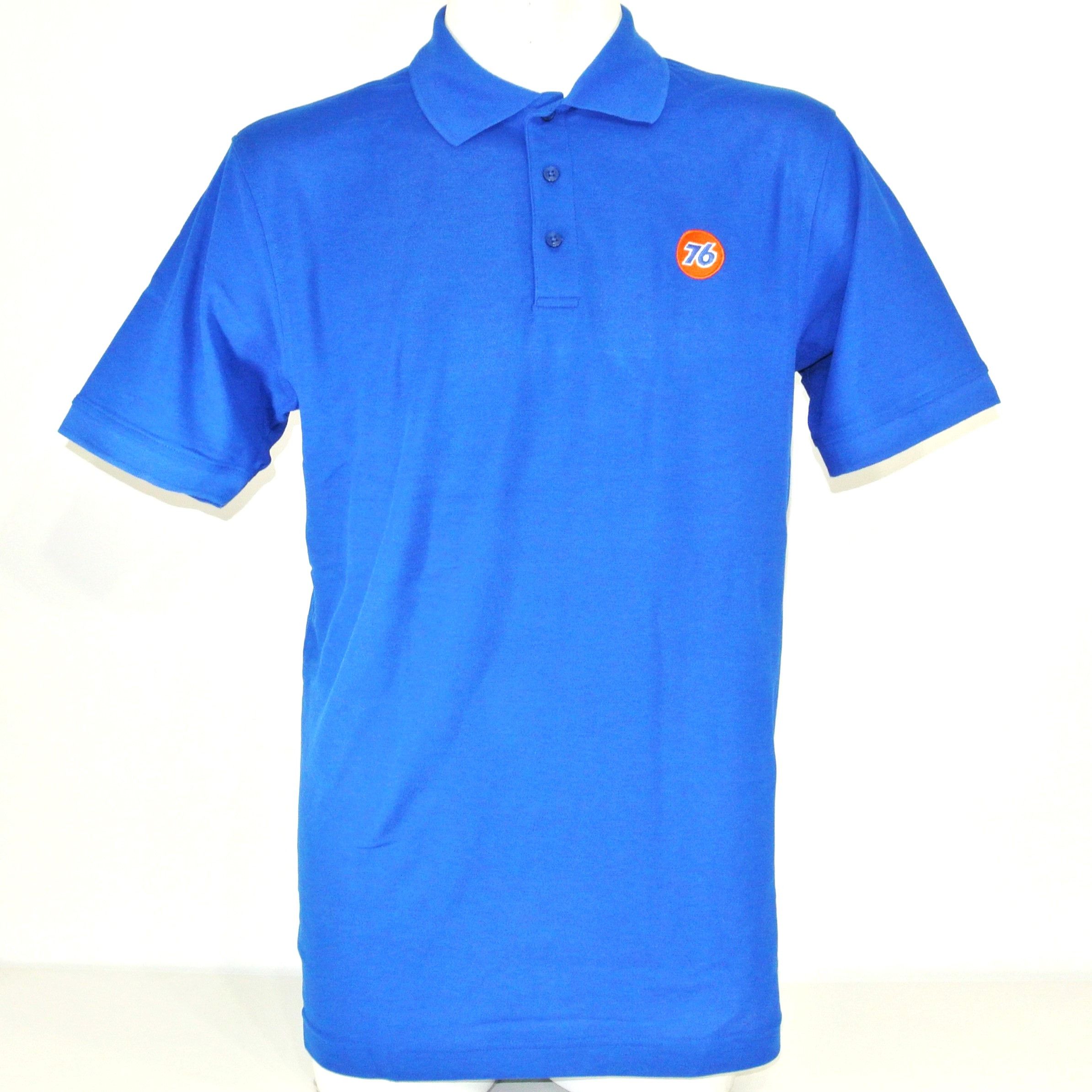 Mando UNION 76 Gas Station Oil Employee Uniform Polo Shirt Blue | Grailed