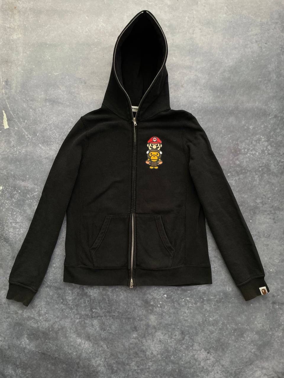 Bape Bape Mario to Milo Full Zip Hoodie | Grailed