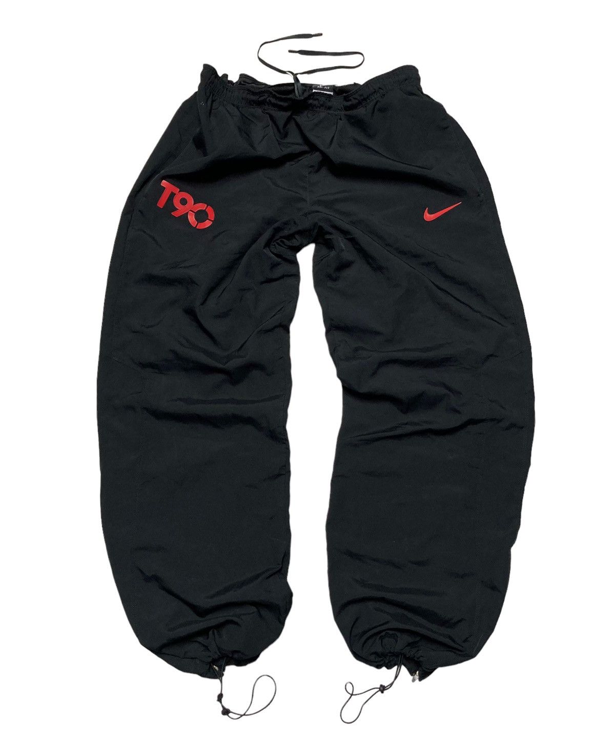 Nike Vintage Nike T90 Parachute Track Pants Swoosh Drill Baggy | Grailed