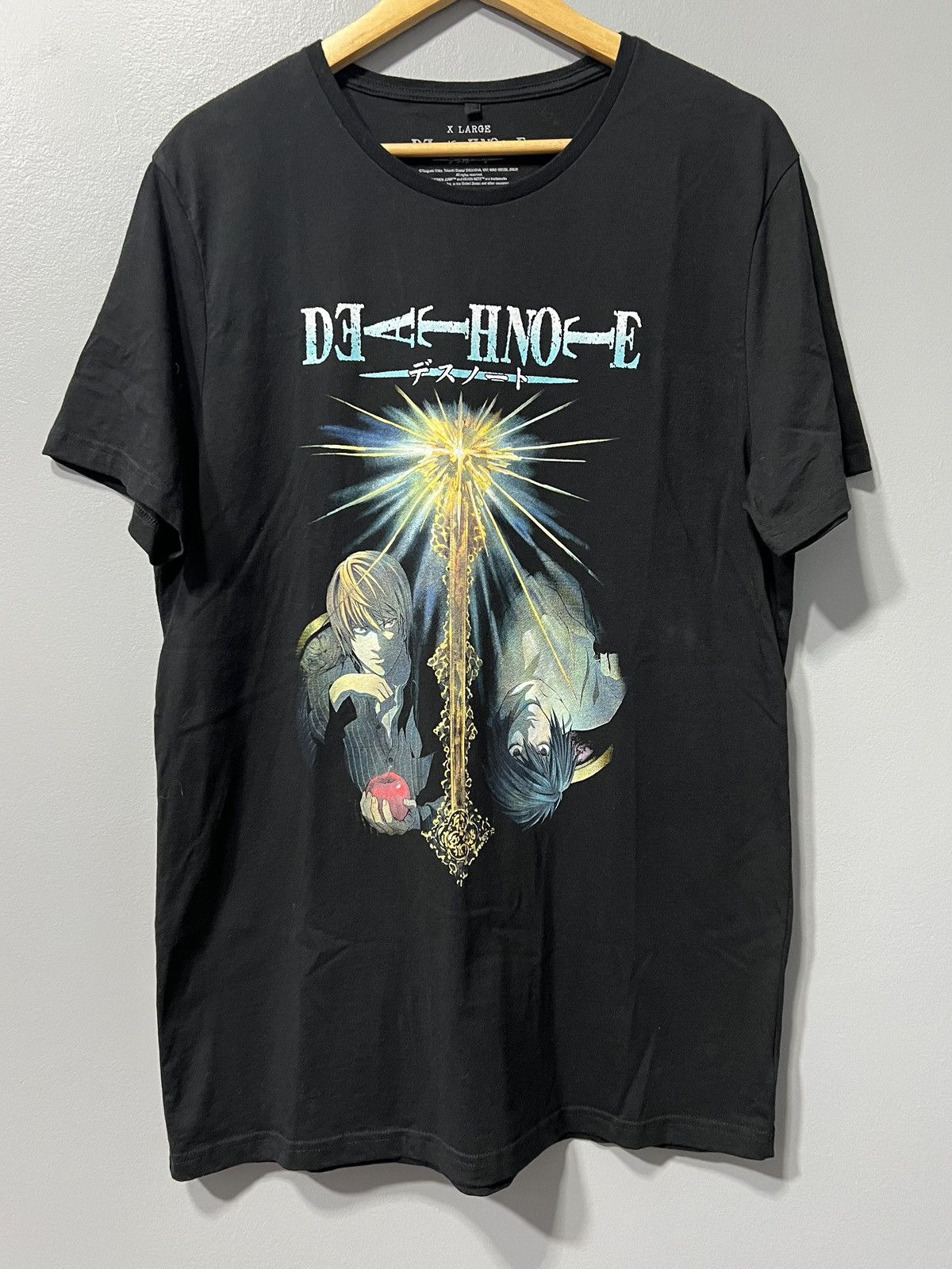 Japanese Brand × Streetwear × Vintage Death Note Rare Y2K Anime Tees ...