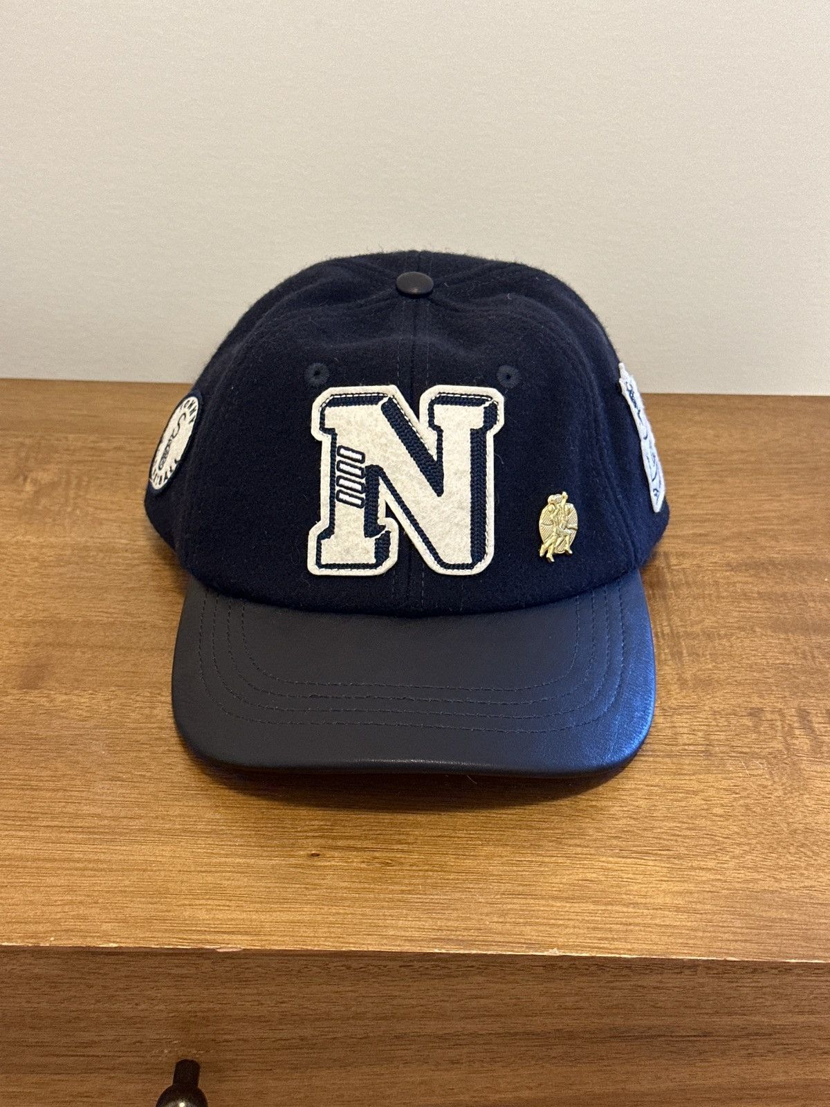 New Balance Varsity Hat Wool and Leather | Grailed