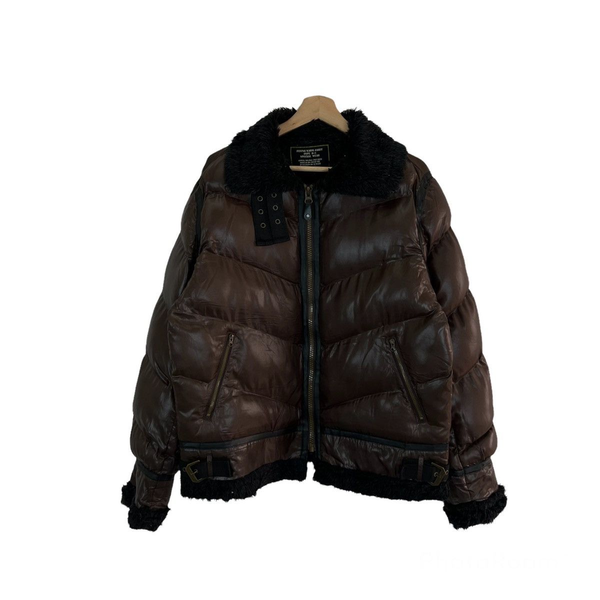 B 3 × Japanese Brand × Military VINTAGE FLYING WARM JACKET B 3 SPECIAL ...