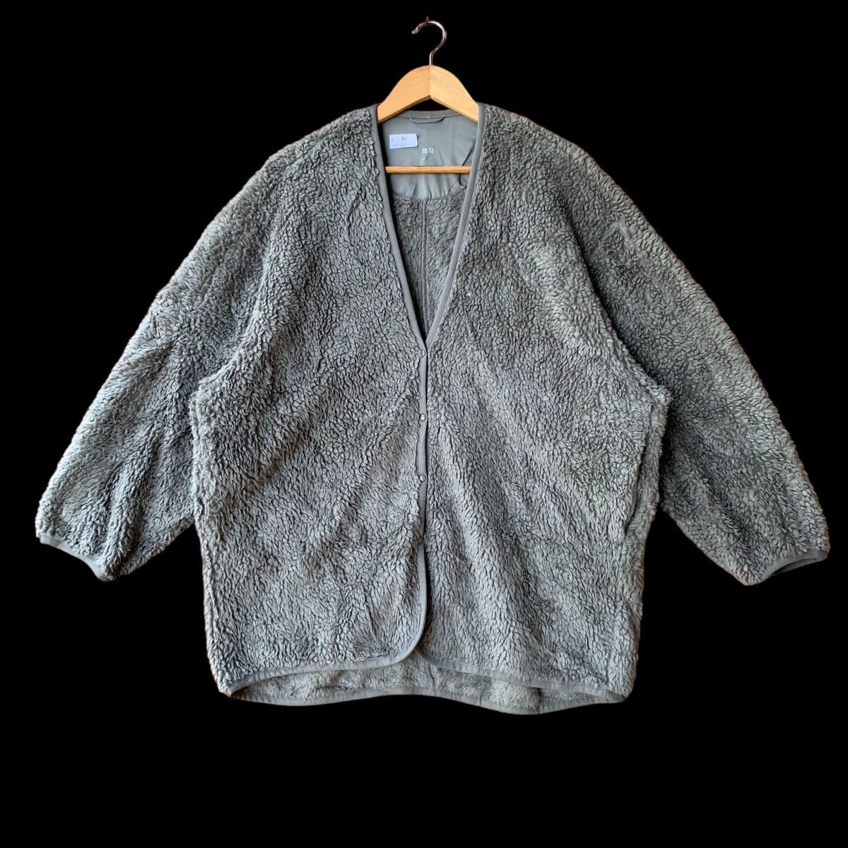 Engineered Garments Uniqlo sherpa cape jacket very rare | Grailed