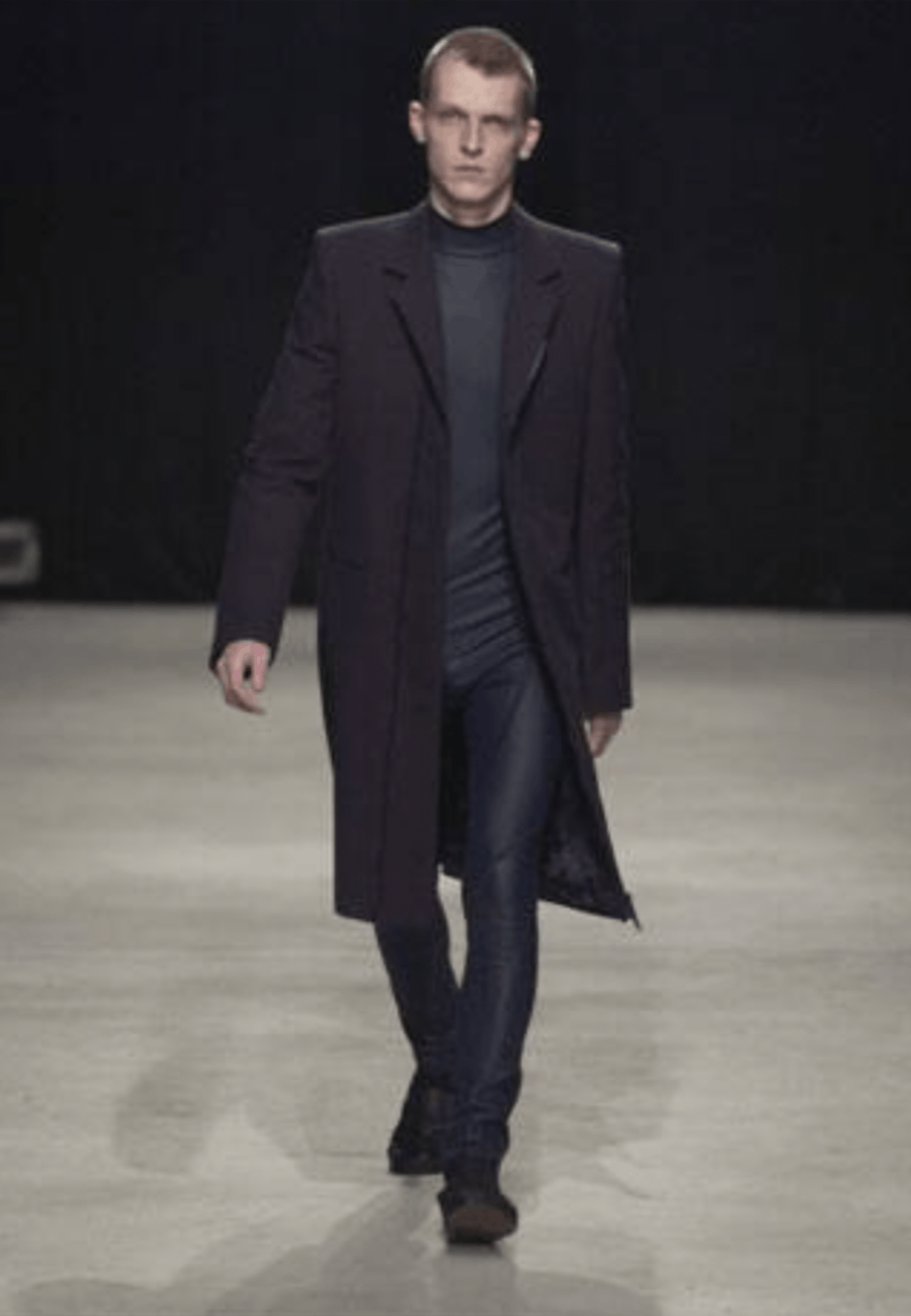 Raf Simons FW 2004 - 2005 Waves Black zipped coat | Grailed