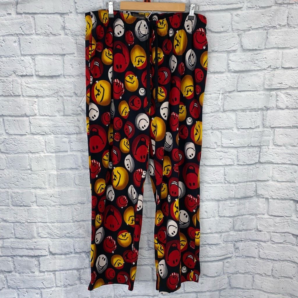 Croft & Barrow Croft & Barrow emoji face pajama pants w/drawstring mens ...