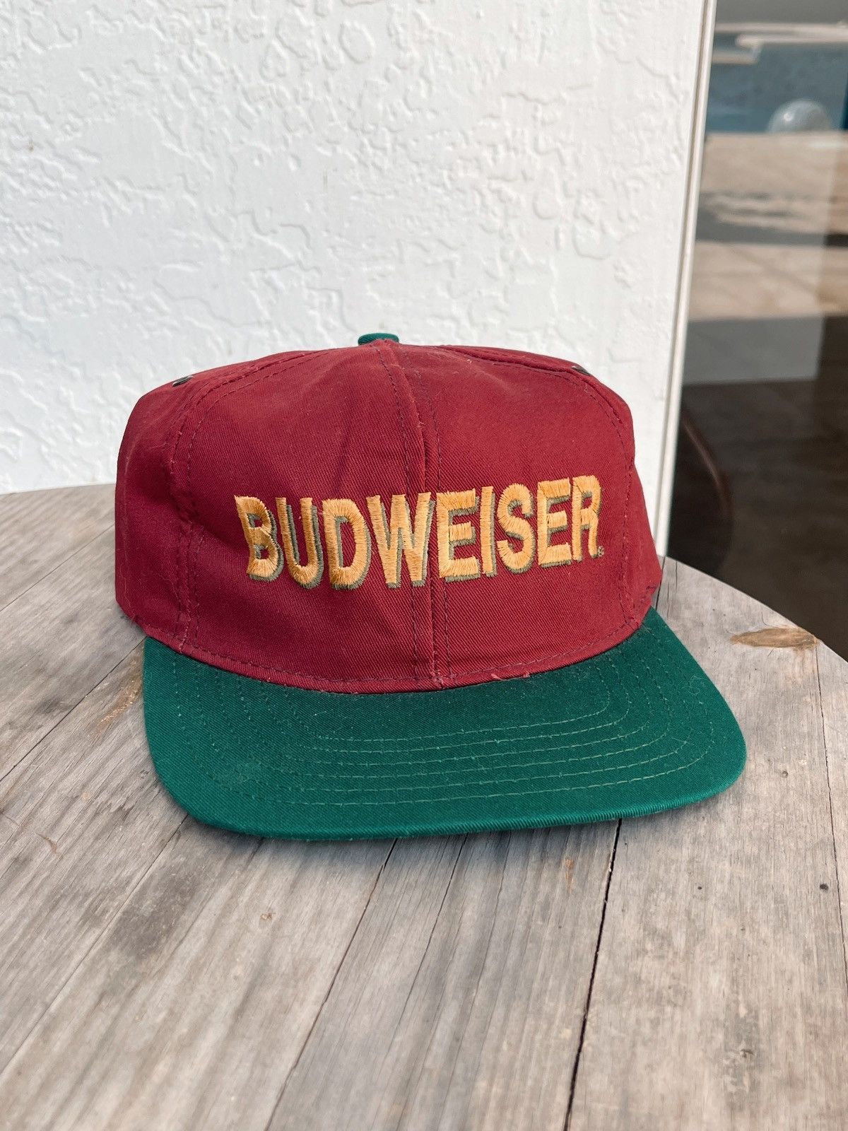 Vintage Vintage 90s Budweiser Snapback Hat Made in USA Beer | Grailed