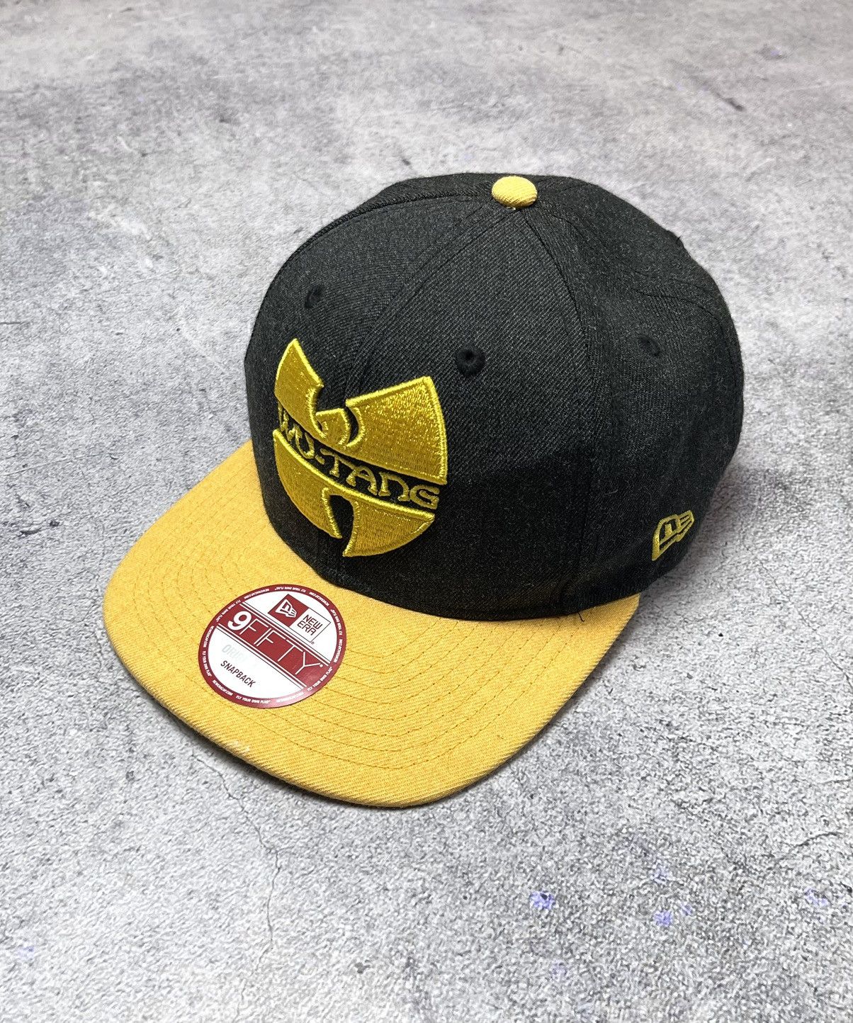 Vintage Rare Vintage Wu-Tang Clan New Era Y2K Black & Yellow Rap Cap ...