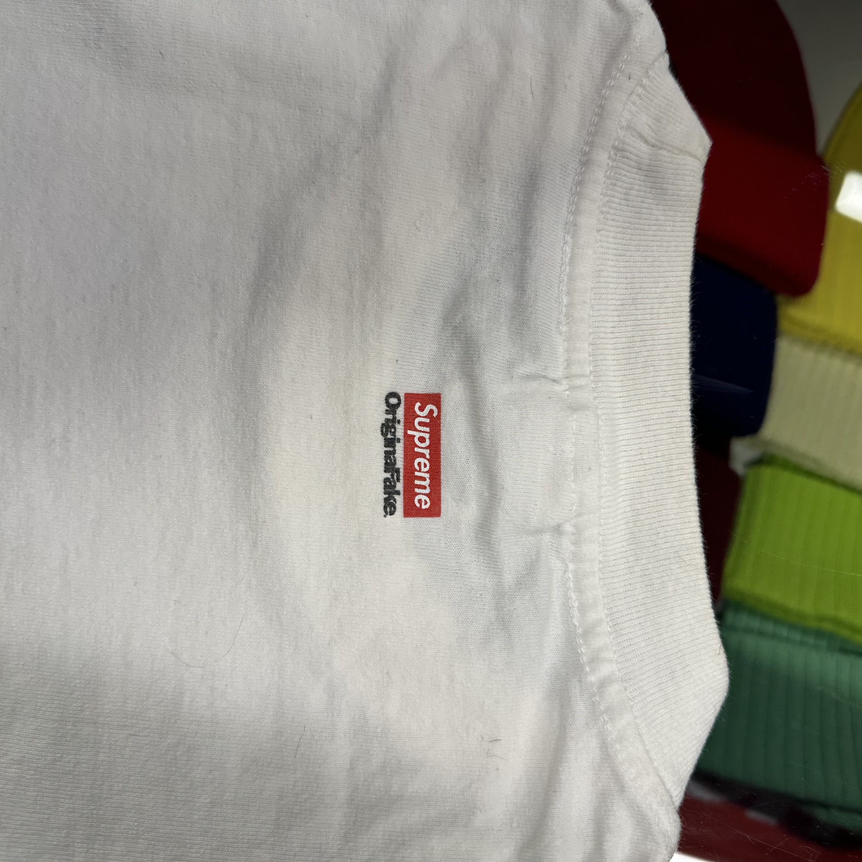 Supreme Supreme x Original Fake T-Shirt White | Grailed