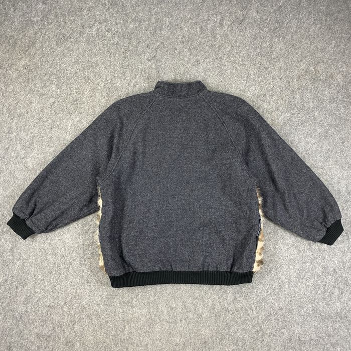 Vintage Vintage Japanese Brand Wool And Leopard Jacket -J120 | Grailed