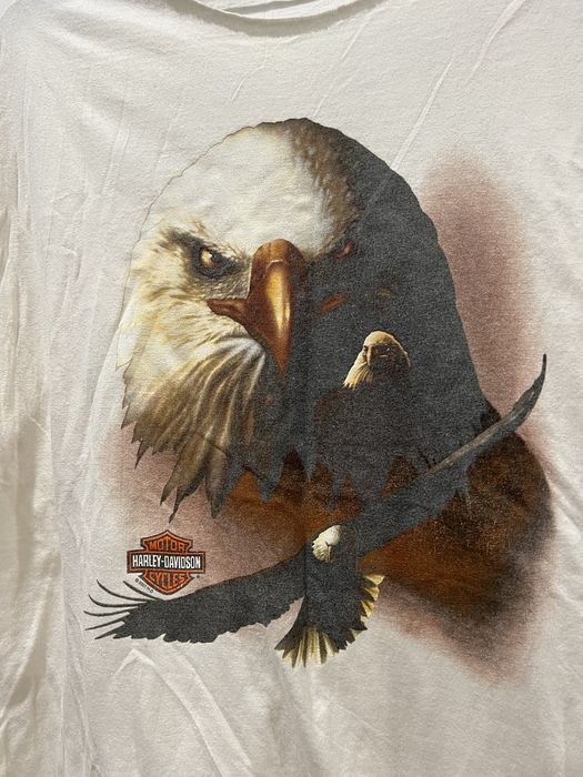 Vintage Vintage Harley Davidson Bald Eagle T Shirt | Grailed